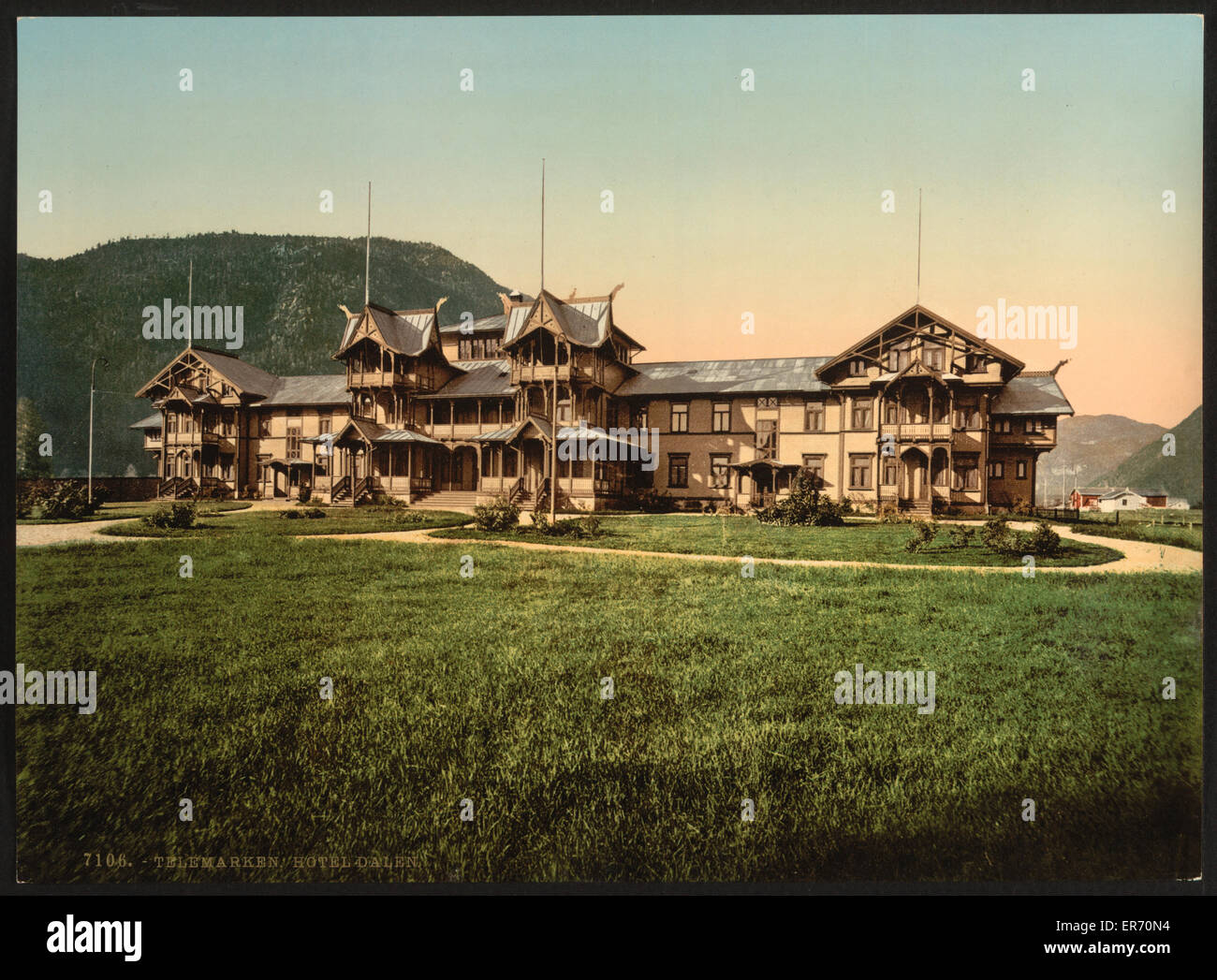 Hotel Dalen, Telemarken (i.e, Telemark), Norway Stock Photo - Alamy