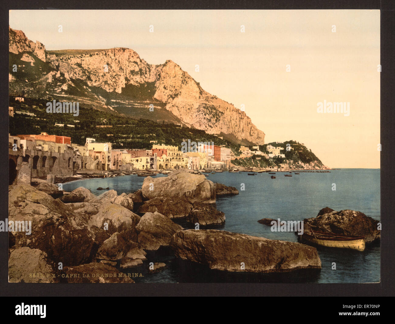 The grand marina, Capri Island, Italy Stock Photo - Alamy