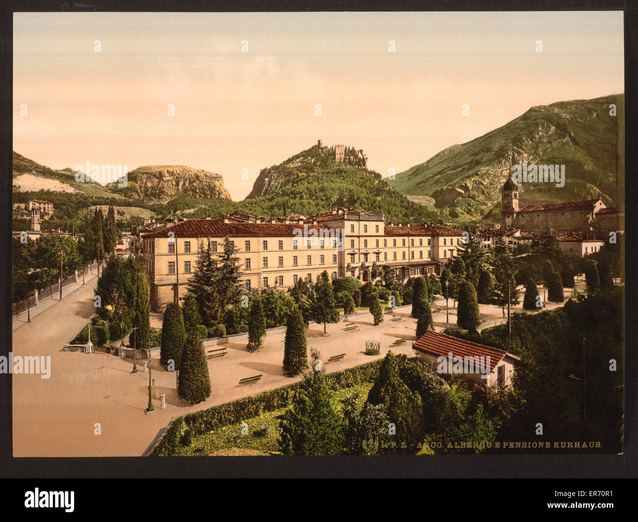 Albergo, general view, Arco, Lake Garda, Italy Stock Photo - Alamy