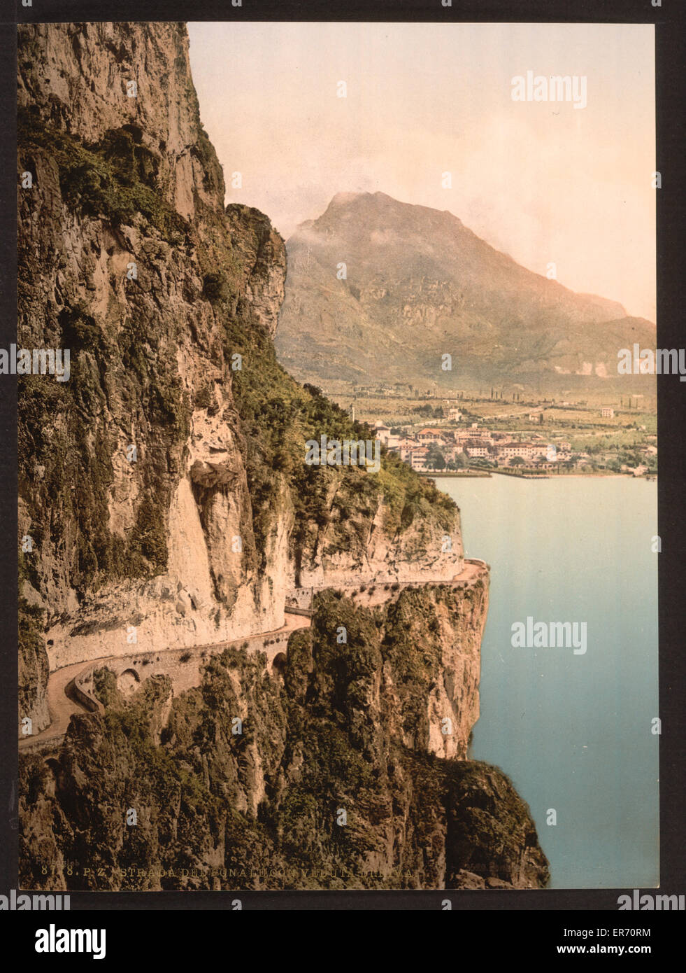 Ponale Road and view of Riva, Lake Garda, Italy Stock Photo - Alamy