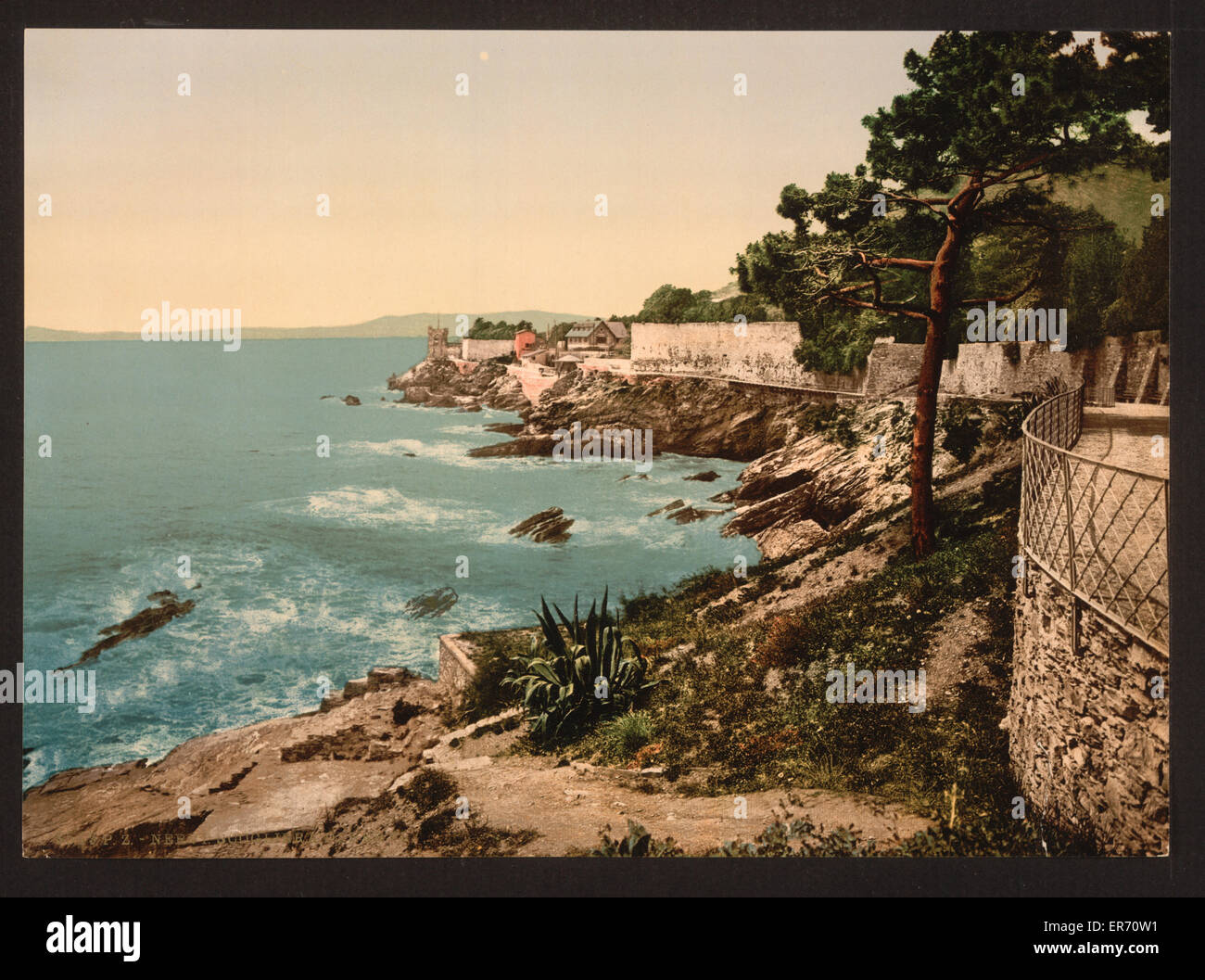 The cliffs, Nervi, Genoa, Italy Stock Photo - Alamy