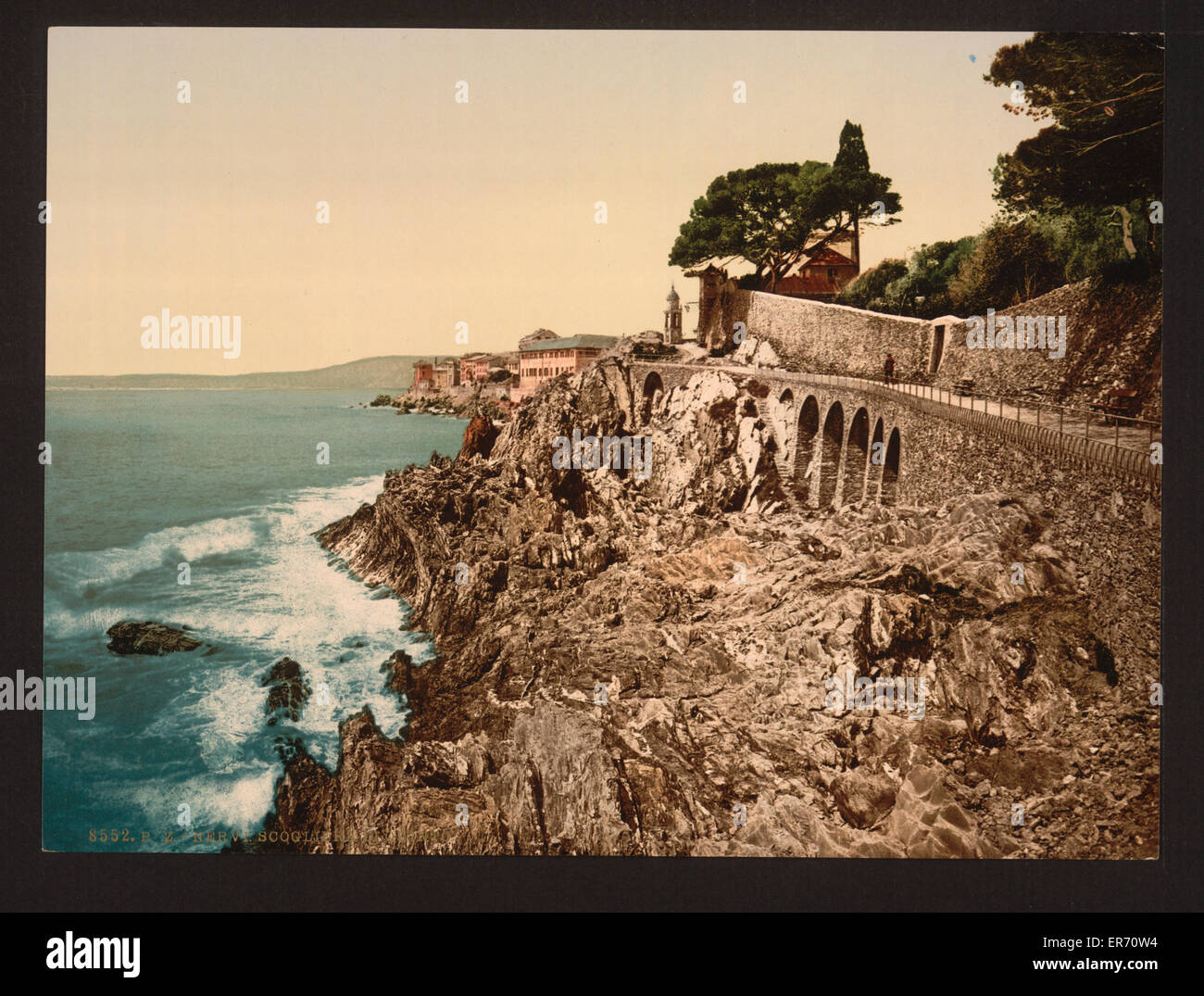 The Cliffs of Quinto, Nervi, Genoa, Italy Stock Photo - Alamy