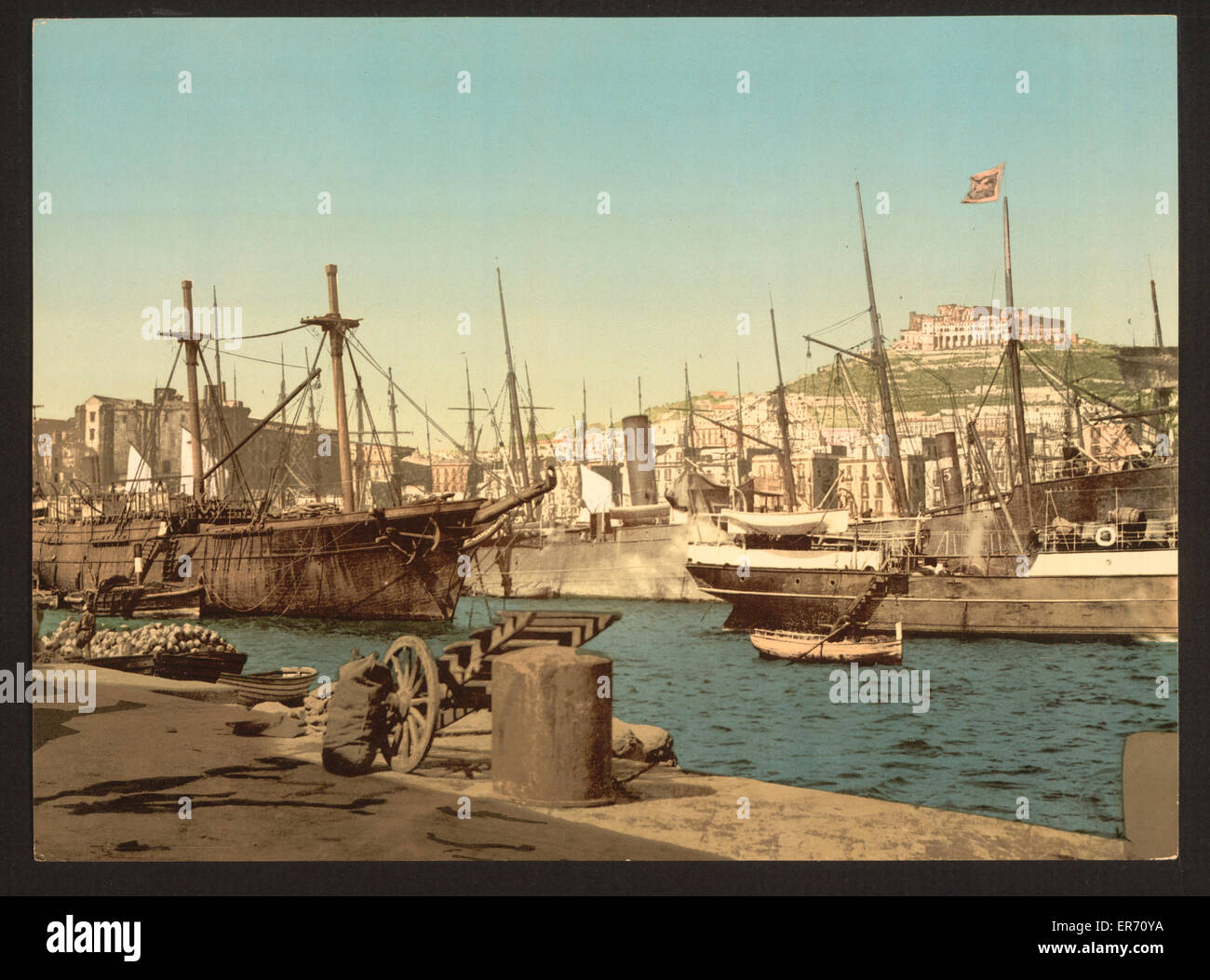 Harbor, Naples, Italy Stock Photo - Alamy