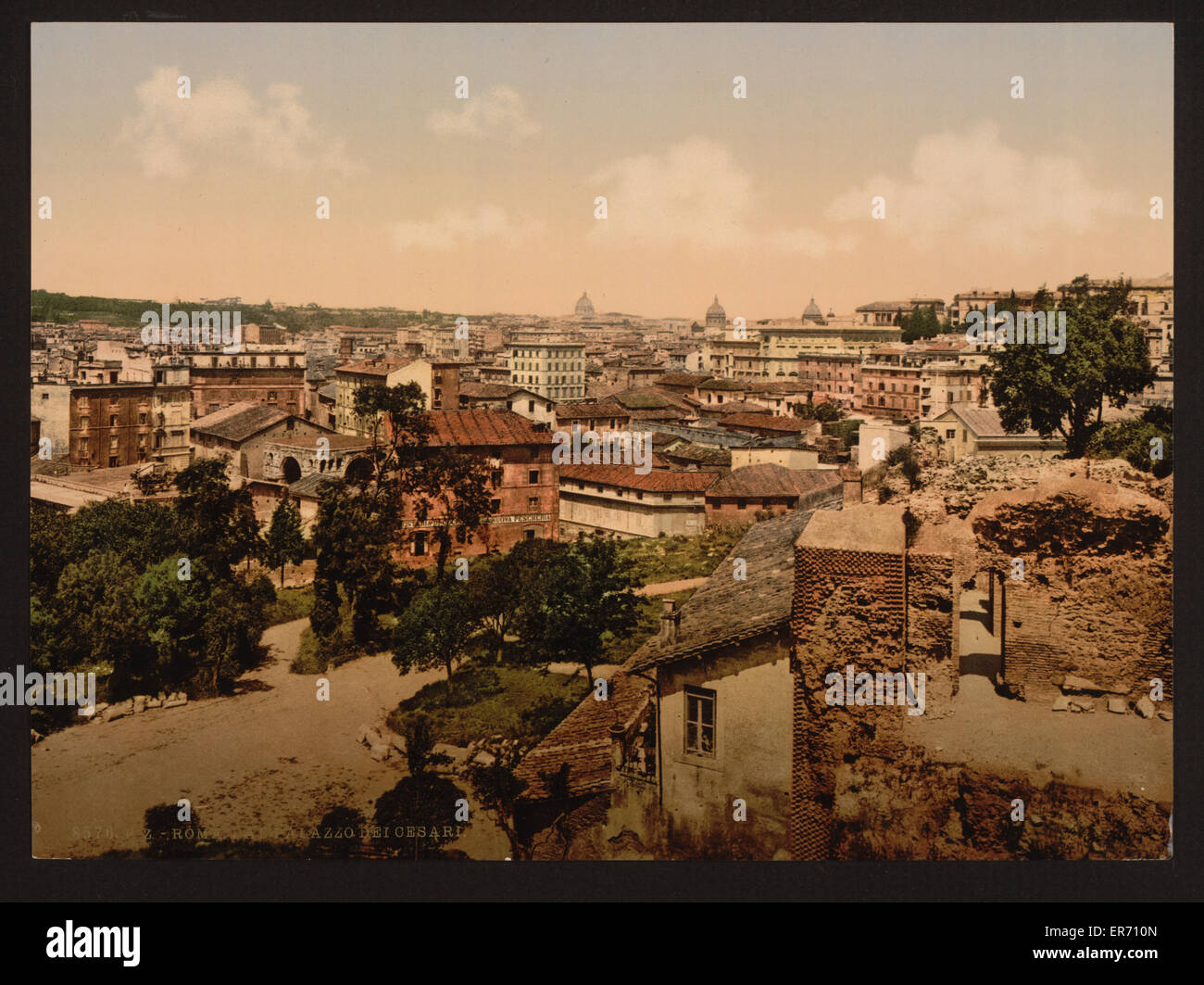View from the Palace of the Caesars, Rome, Italy Stock Photo - Alamy