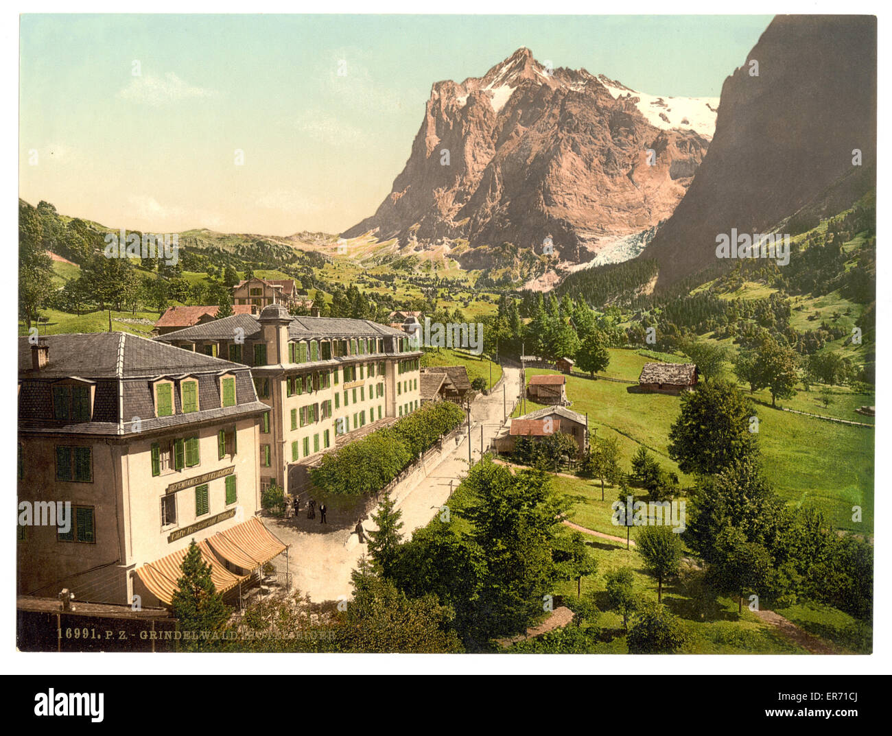Grindelwald, Hotel Eiger, Bernese Oberland, Switzerland Stock Photo - Alamy