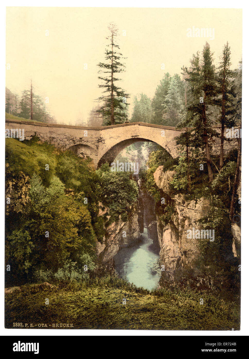 Upper Engadine, Ota Bridge, Grisons, Switzerland Stock Photo - Alamy