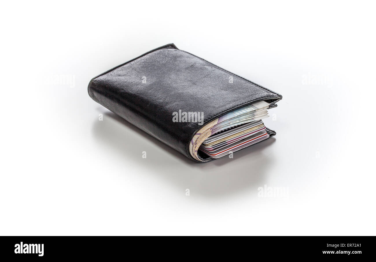 Black wallet credit card hi-res stock photography and images - Alamy