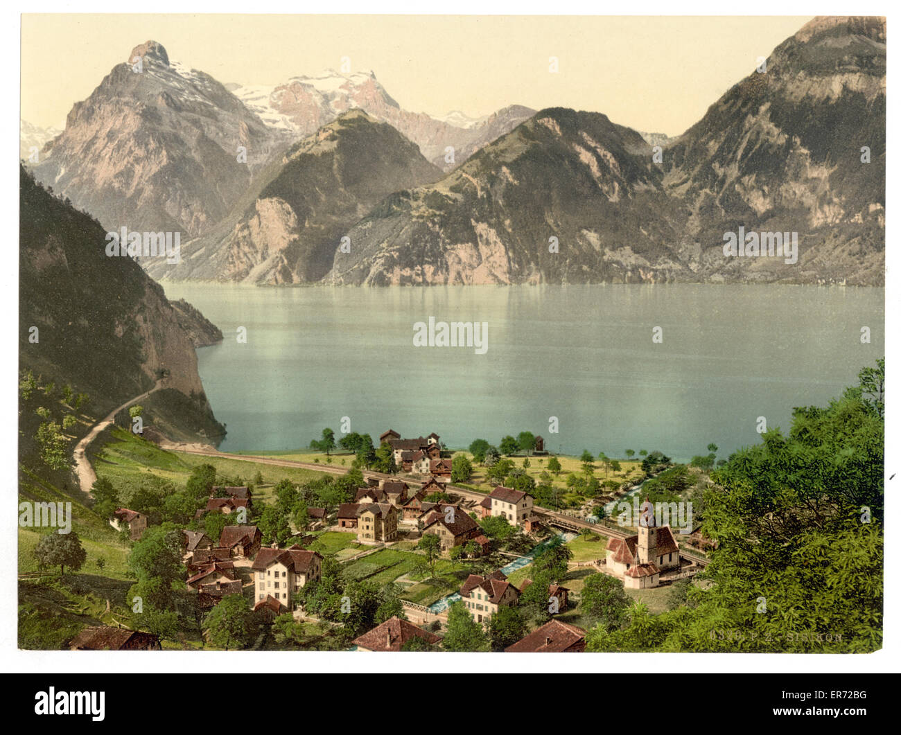 Sisikon, Lake Lucerne, Switzerland Stock Photo - Alamy