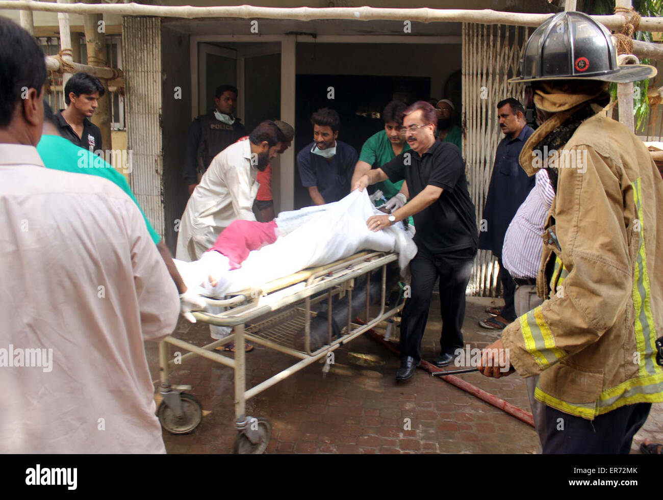 Patients are being shifting from surgical ward after a fire that ...