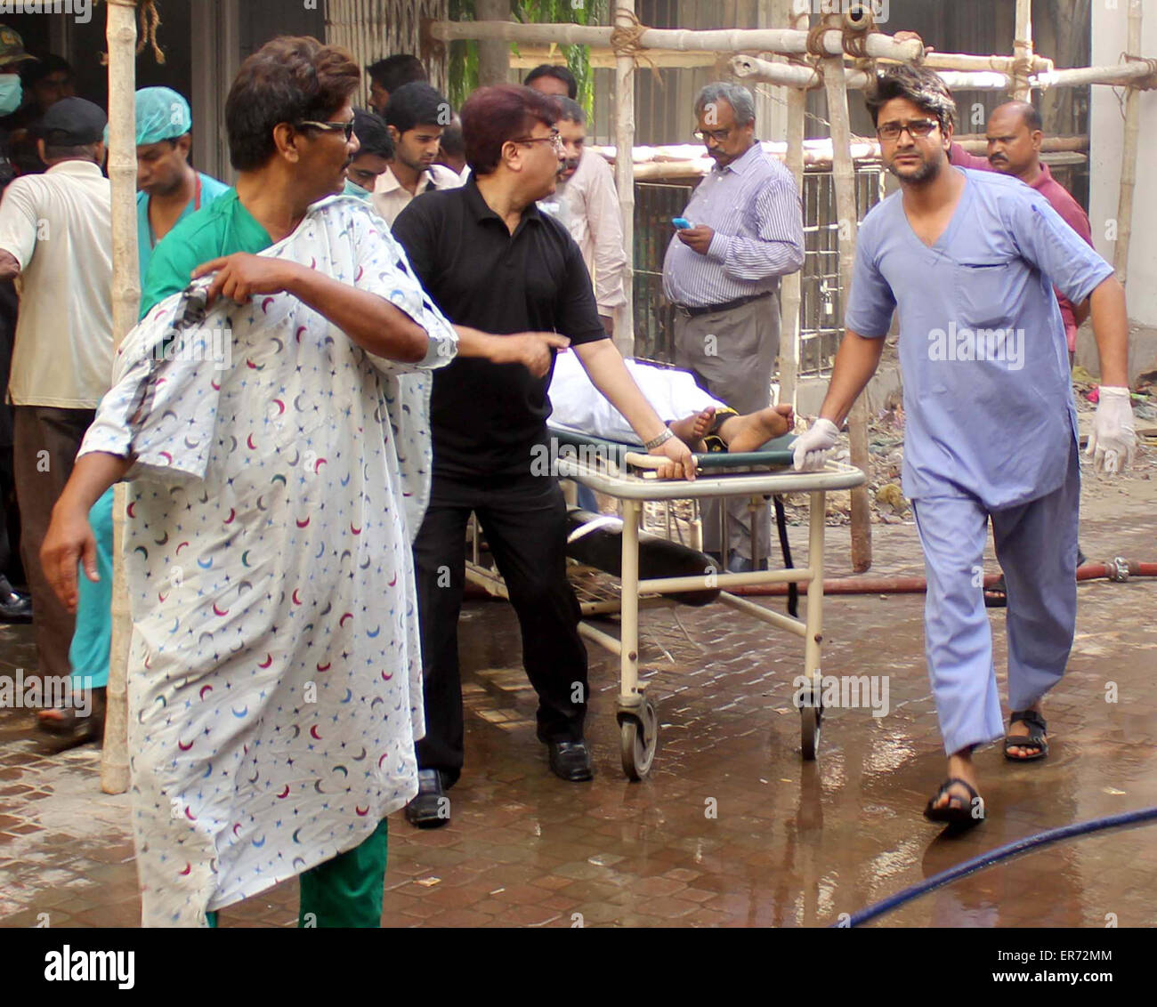 Patients are being shifting from surgical ward after a fire that ...