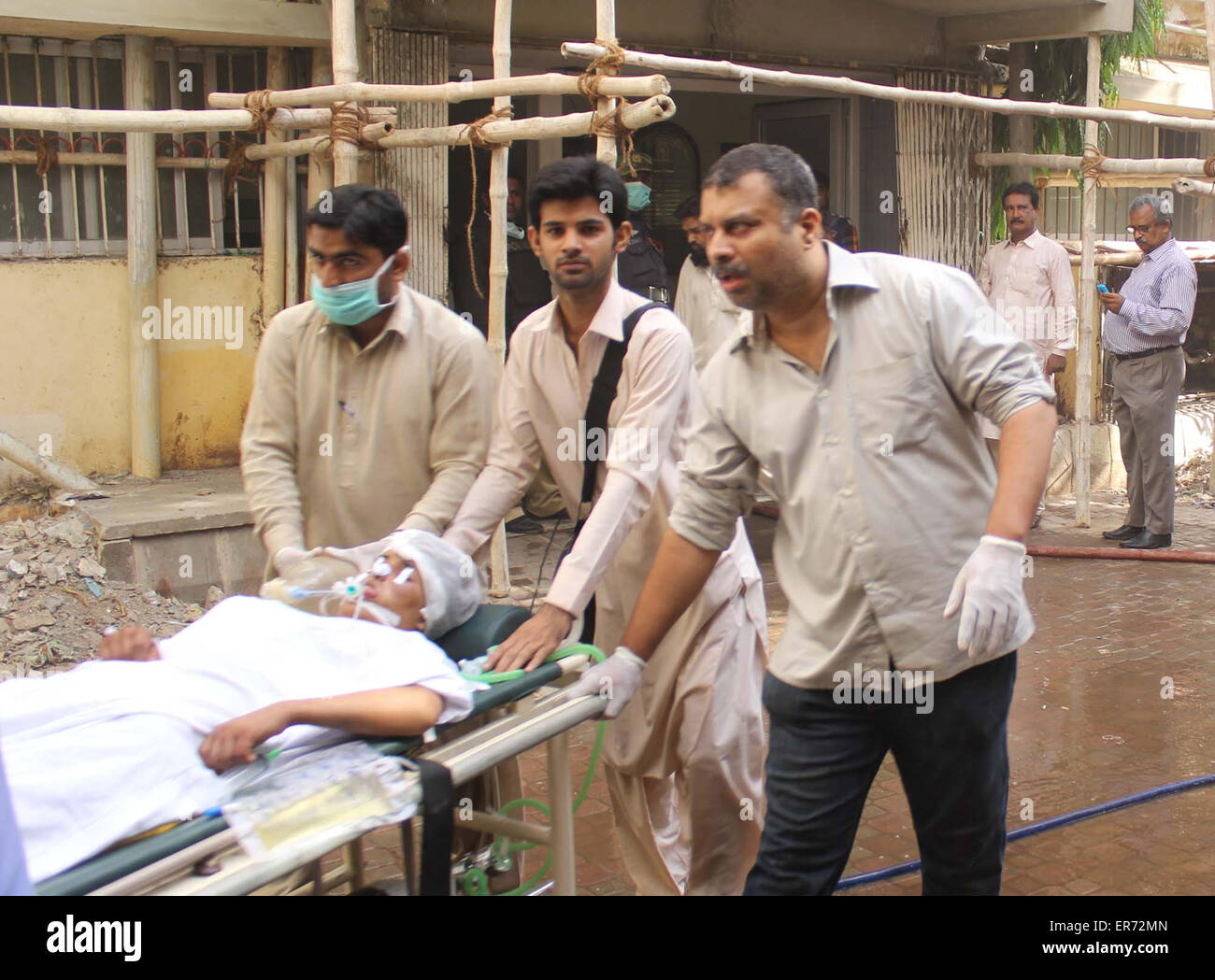Patients are being shifting from surgical ward after a fire that ...
