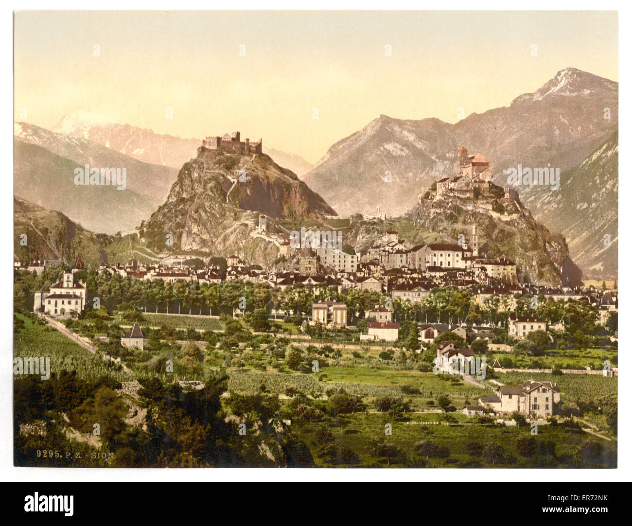 19th century view of sion hi-res stock photography and images - Alamy