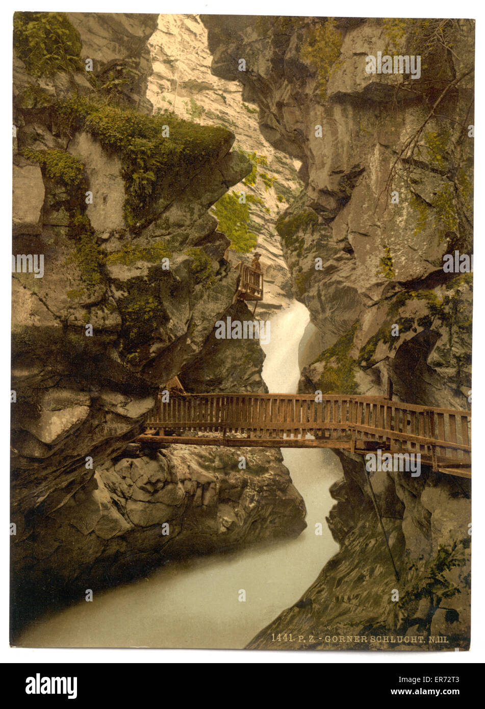 Zermatt, Upper Gorner Gorge, Valais Alps of, Switzerland Stock Photo ...