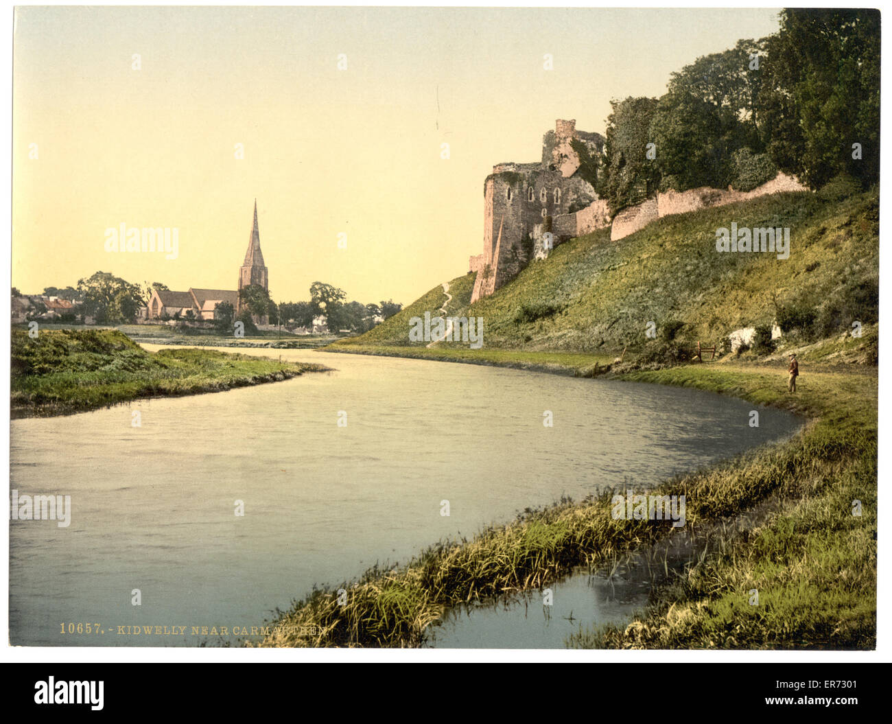 kidwelly-carmarthen-wales-stock-photo-alamy