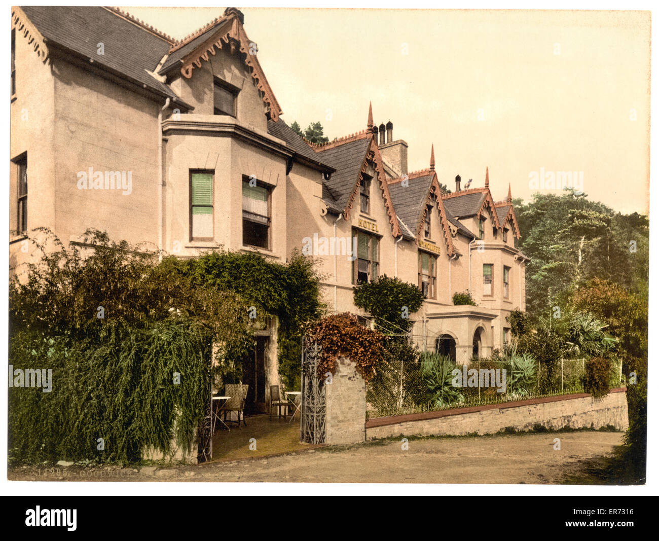 Hotel Wyncliffe, Goodwyk (i.e. Goodwick), Wales Stock Photo - Alamy