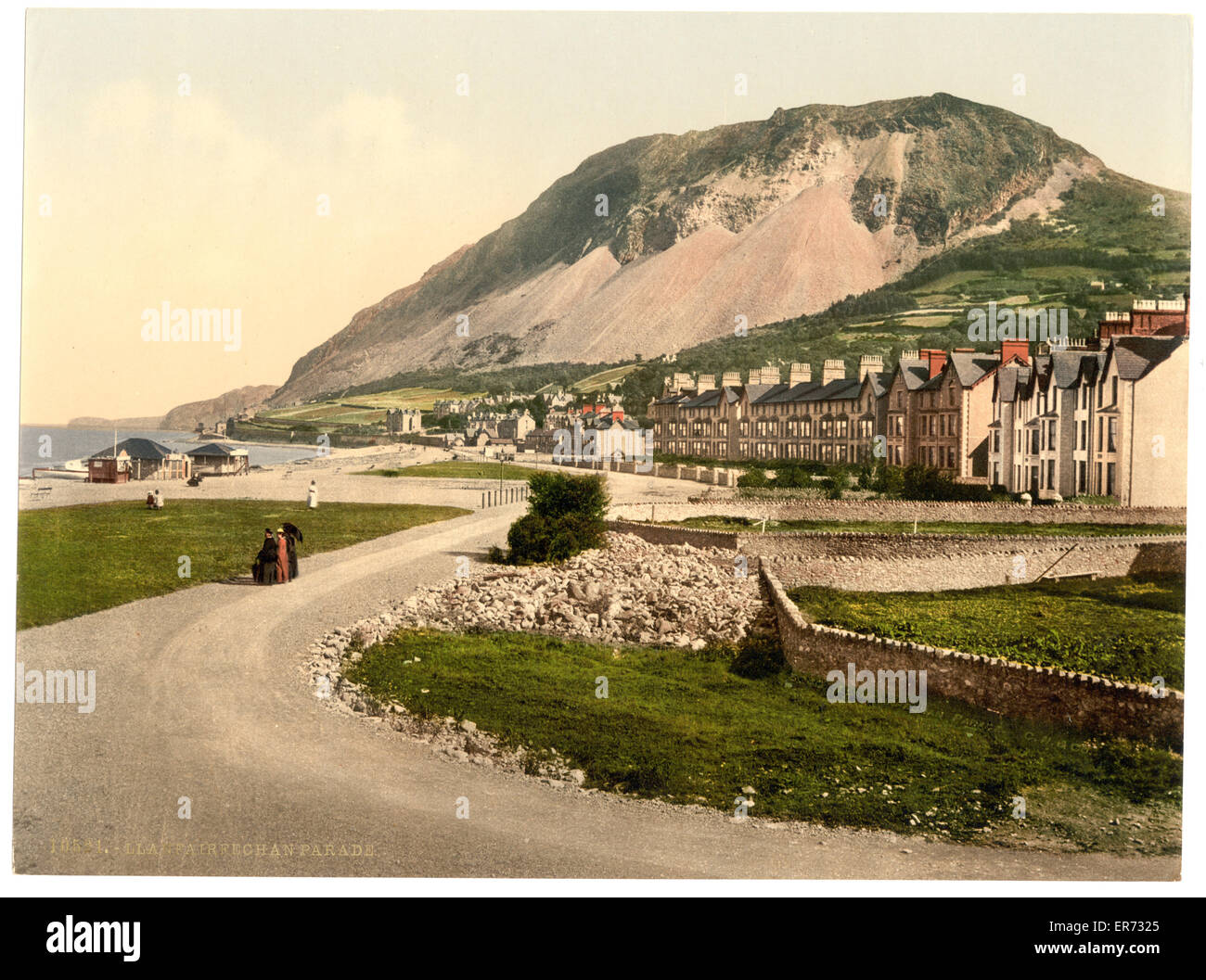 The parade, Llanfairfechan, Wales Stock Photo - Alamy