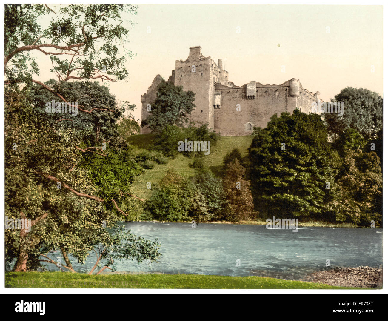 Doune Castle from the Teith, Scotland Stock Photo - Alamy