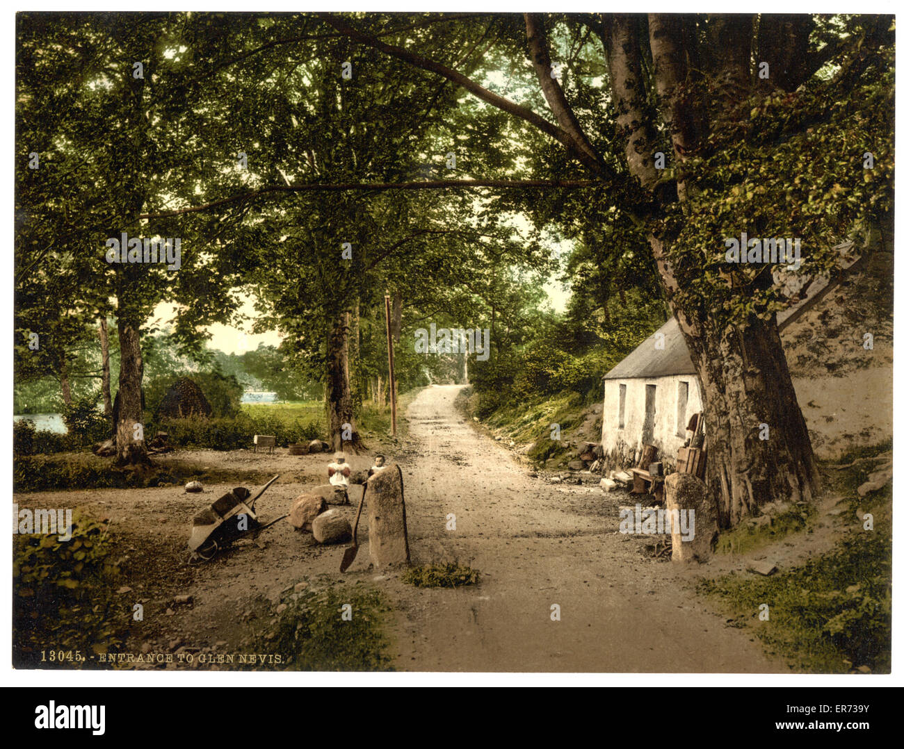 Entrance to Glen Nevis, Fort William, Scotland. Date between ca. 1890 ...