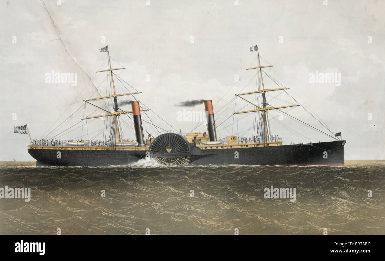 Steamship Adriatic 5,888 tons, 1350 horse power: George Stee Stock ...