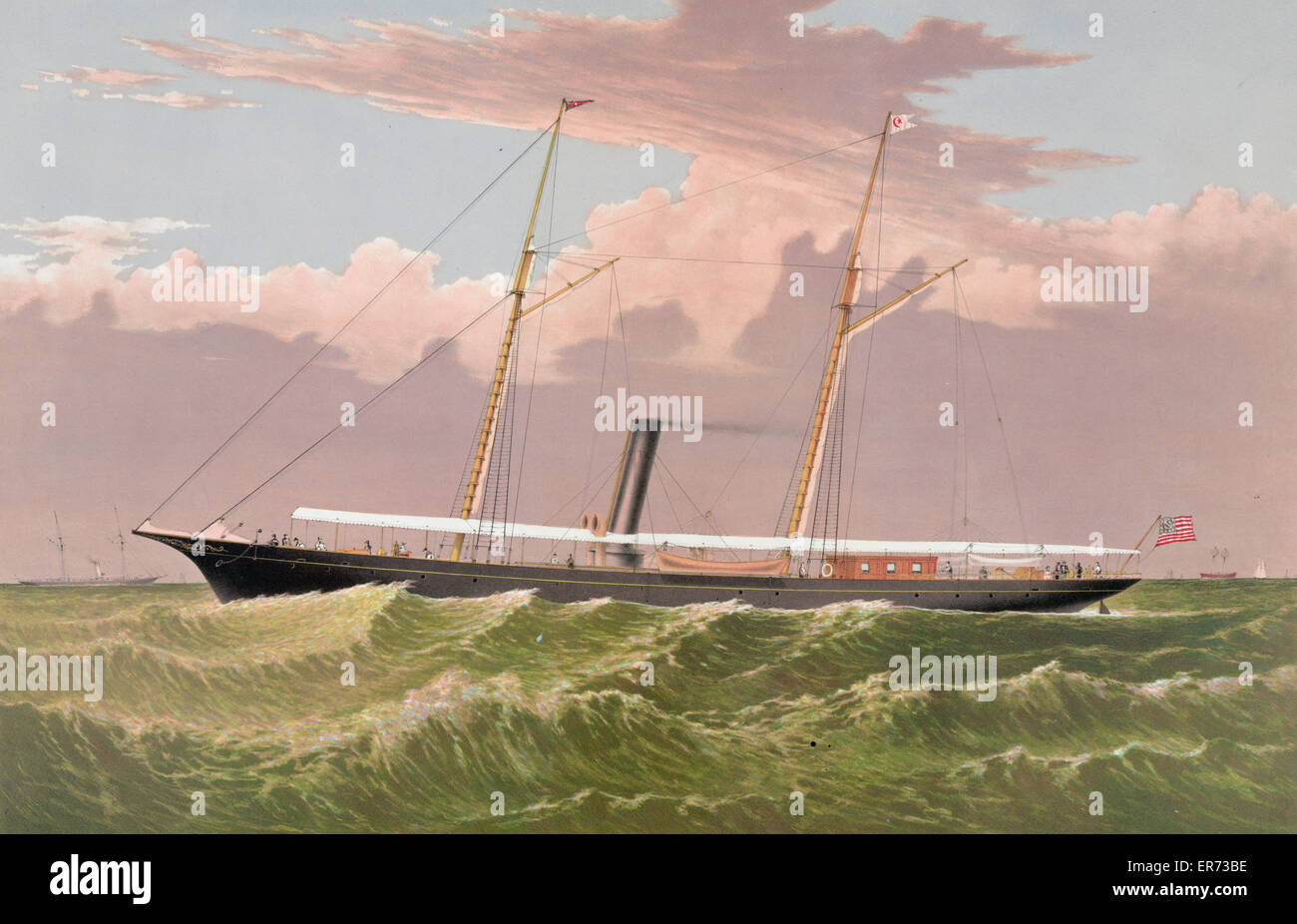 Corsair steam yacht hi-res stock photography and images - Alamy