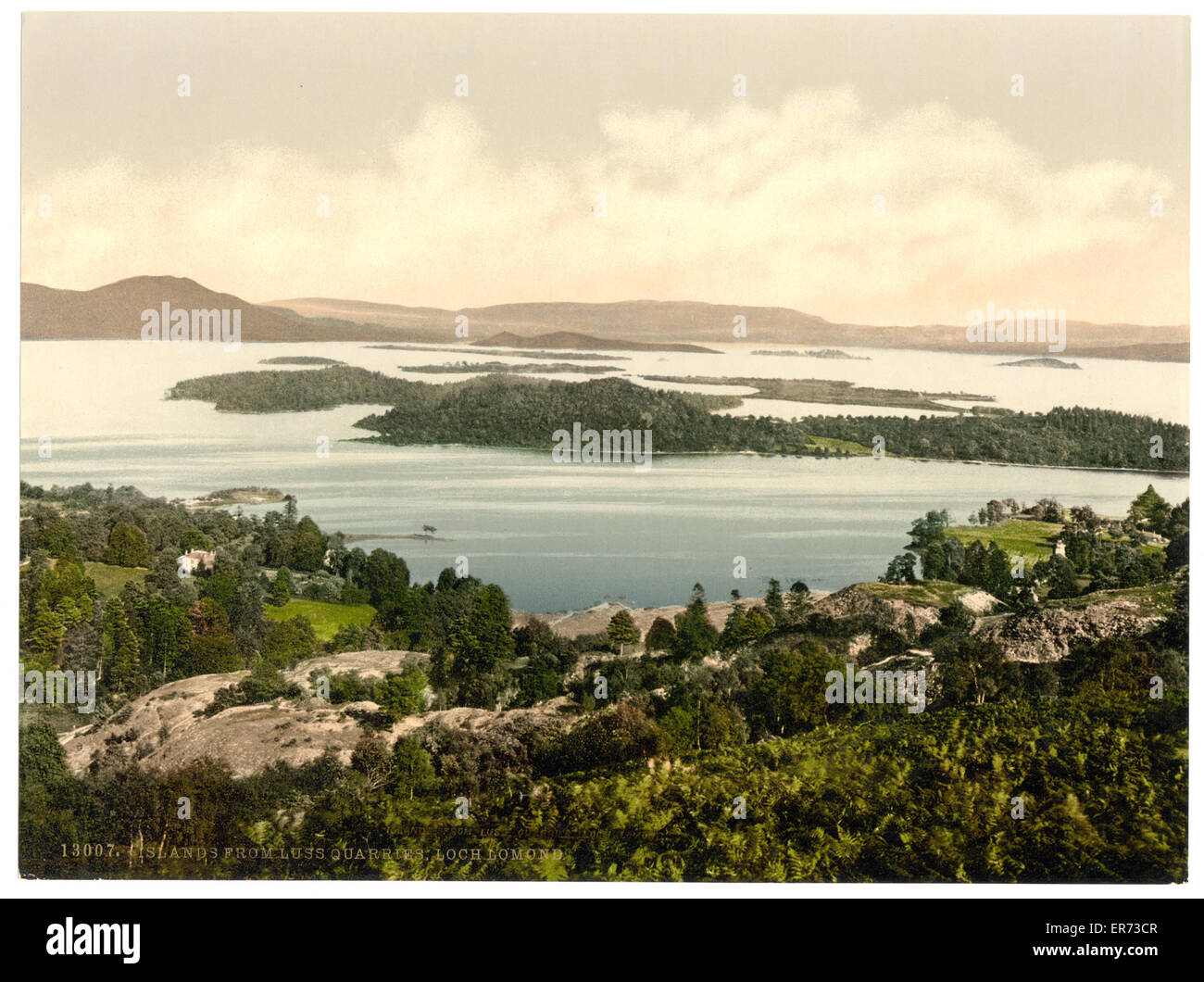 Islands from Luss Quarries, Loch Lomond, Scotland Stock Photo - Alamy