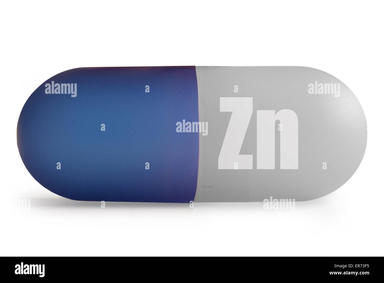 Zinc vitamin pill closeup Stock Photo - Alamy
