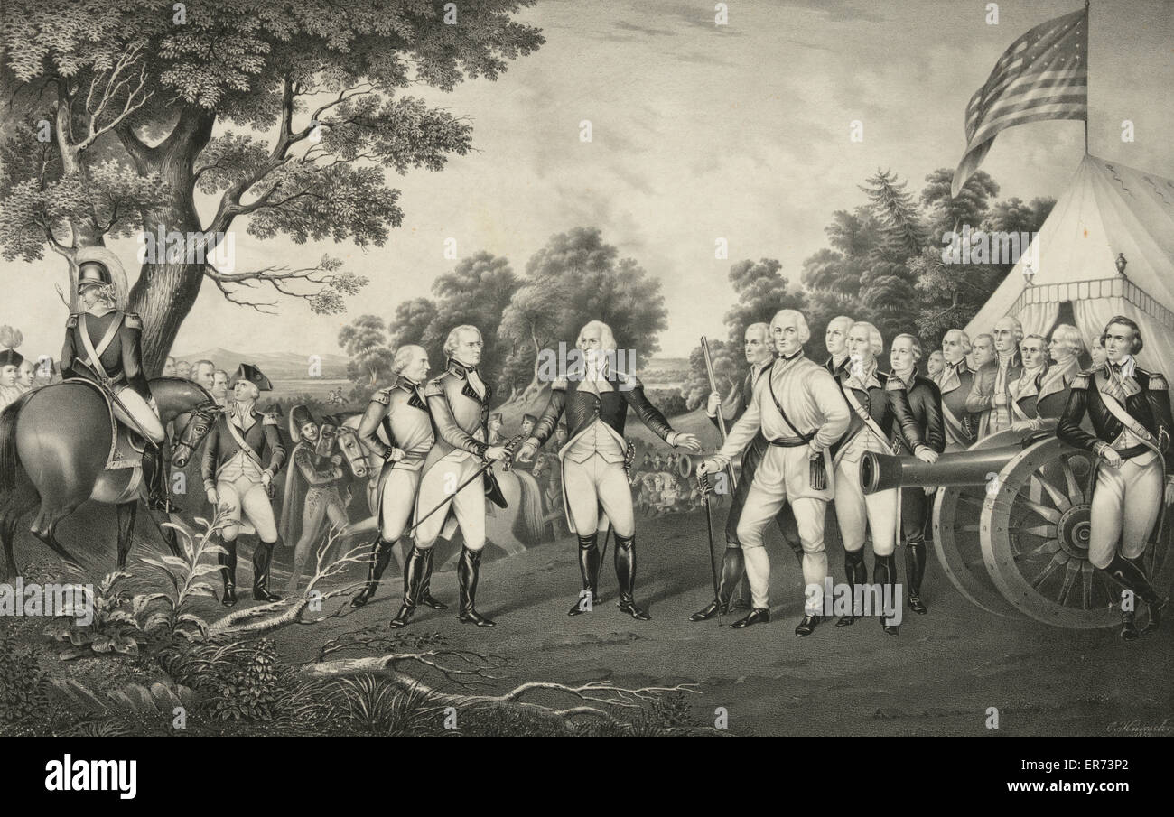 Saratoga burgoyne hi-res stock photography and images - Alamy