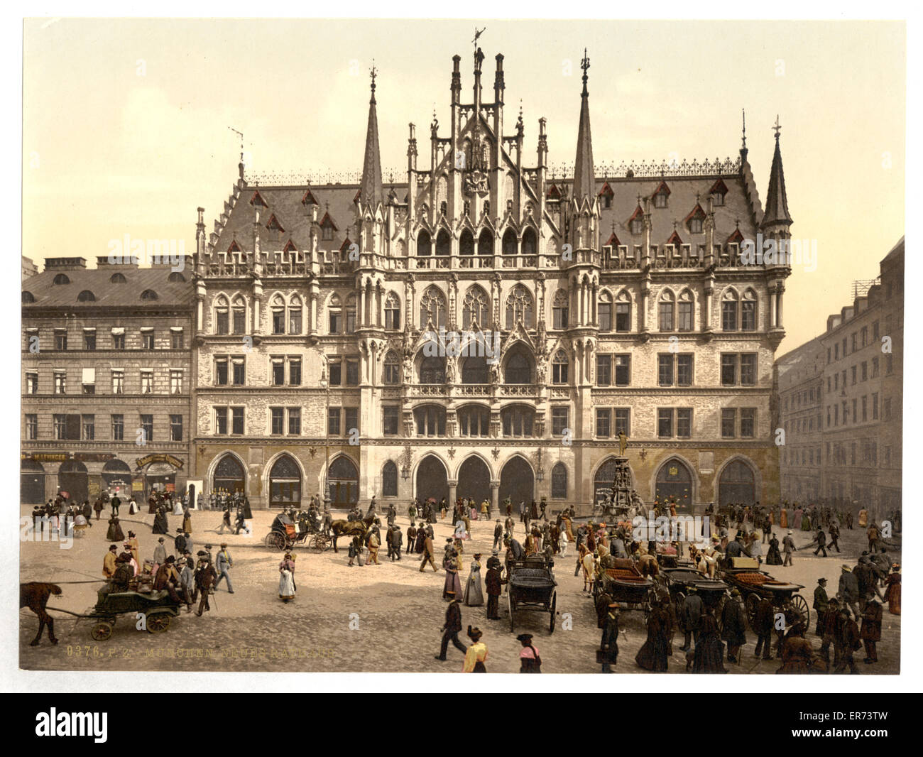 New City Hall, Munich, Bavaria, Germany. Date between ca. 1890 and ca ...