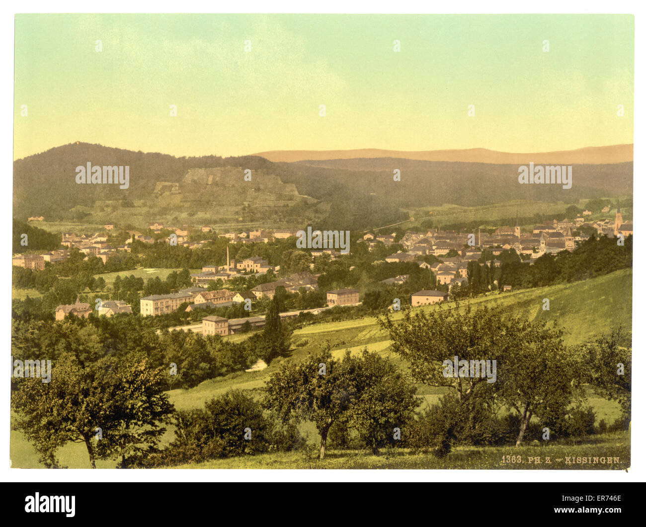 Kissengen (i.e. Bad Kissingen), Bavaria, Germany Stock Photo - Alamy