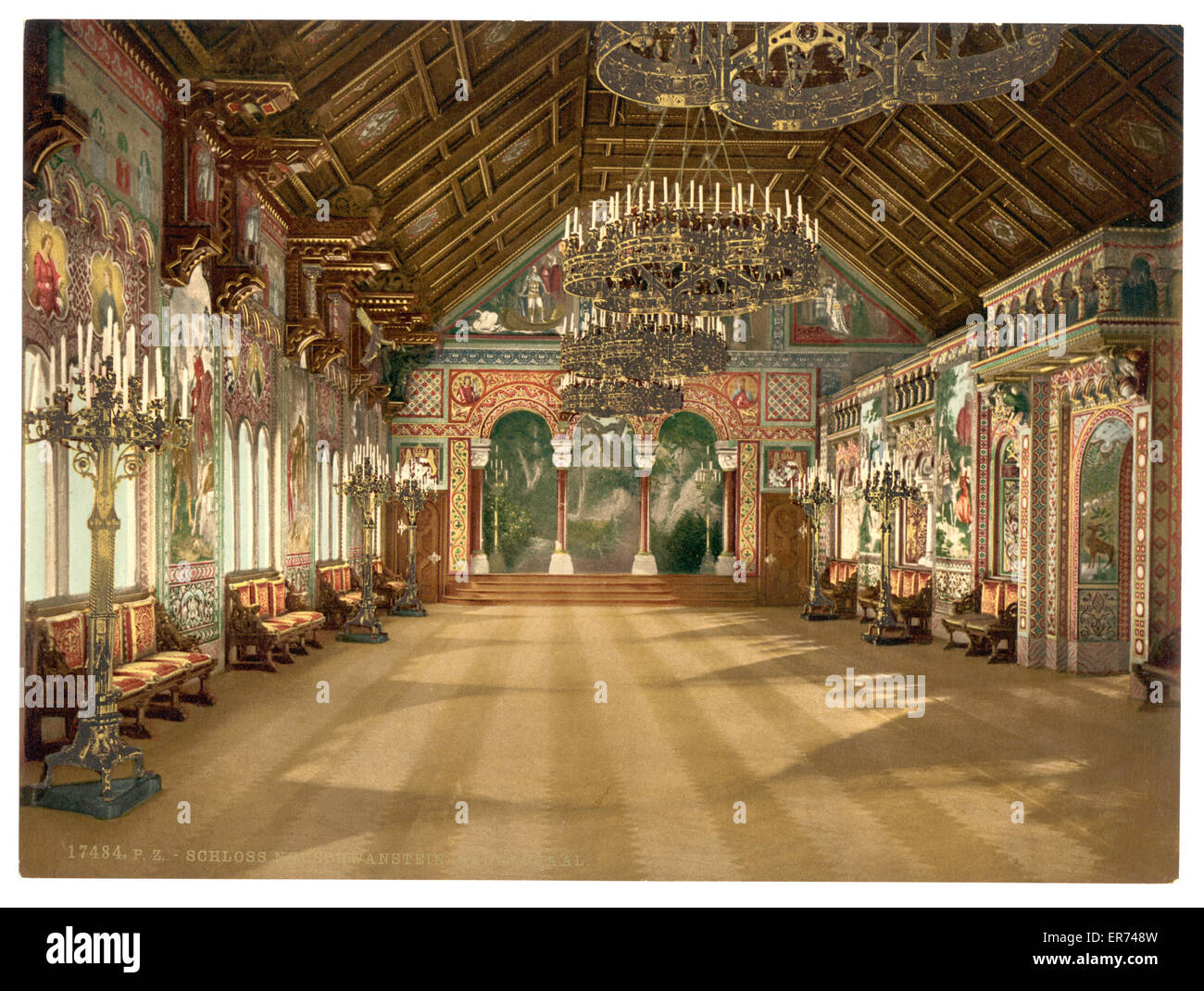 Room neuschwanstein castle upper bavaria hi-res stock photography and ...