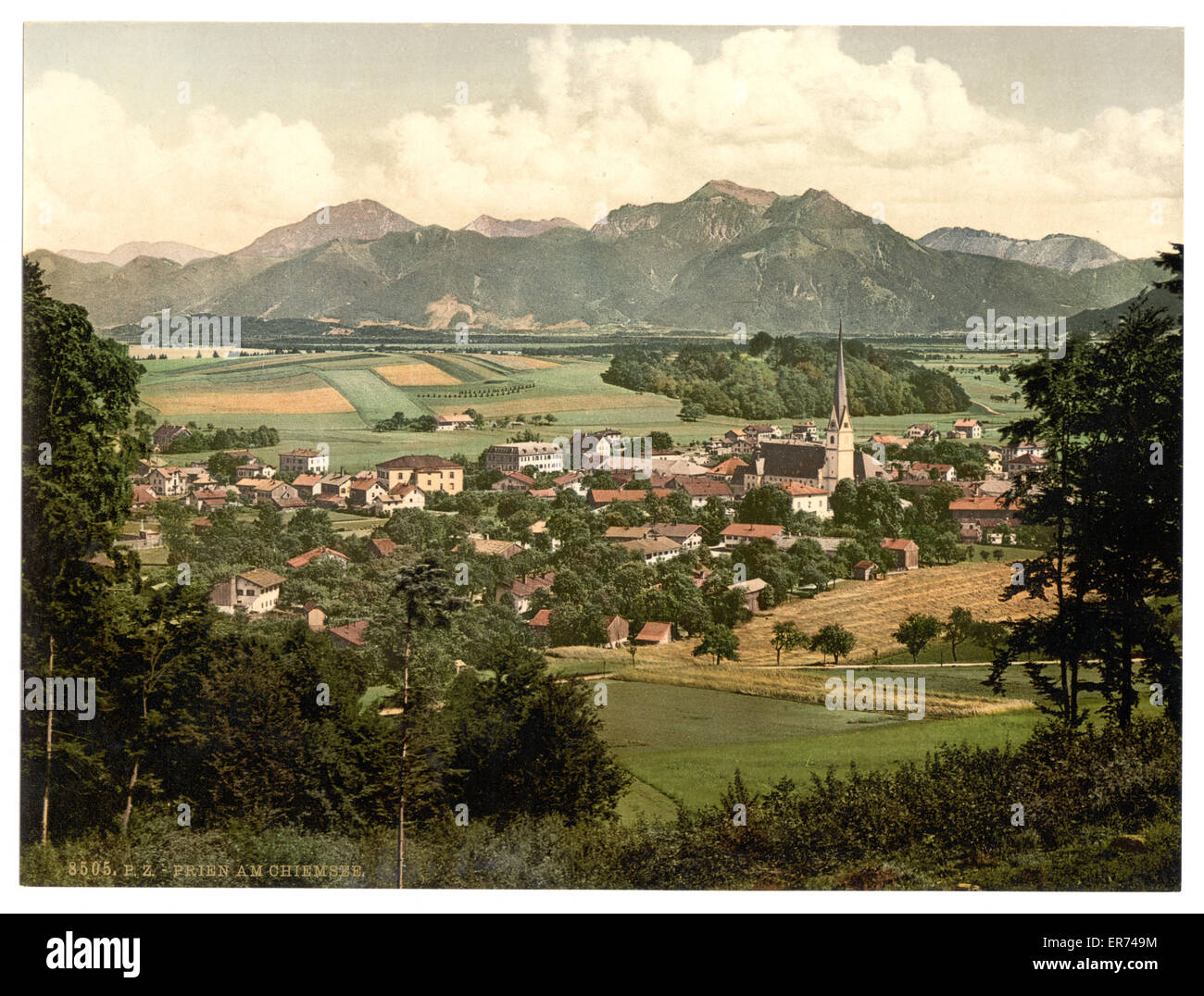 Prien on Chiemsee, Upper Bavaria, Germany Stock Photo - Alamy