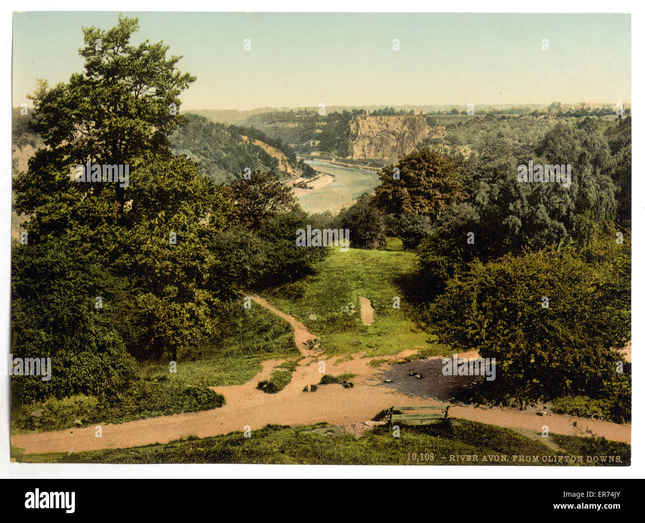 River Avon from Clifton Downs, Bristol, England Stock Photo - Alamy