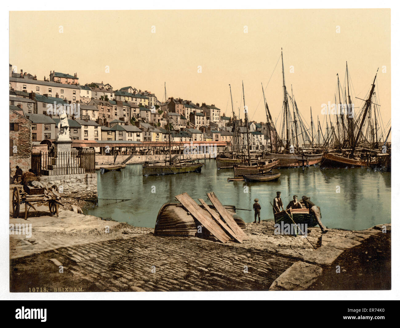 From the Harbor, Brixham, England Stock Photo - Alamy