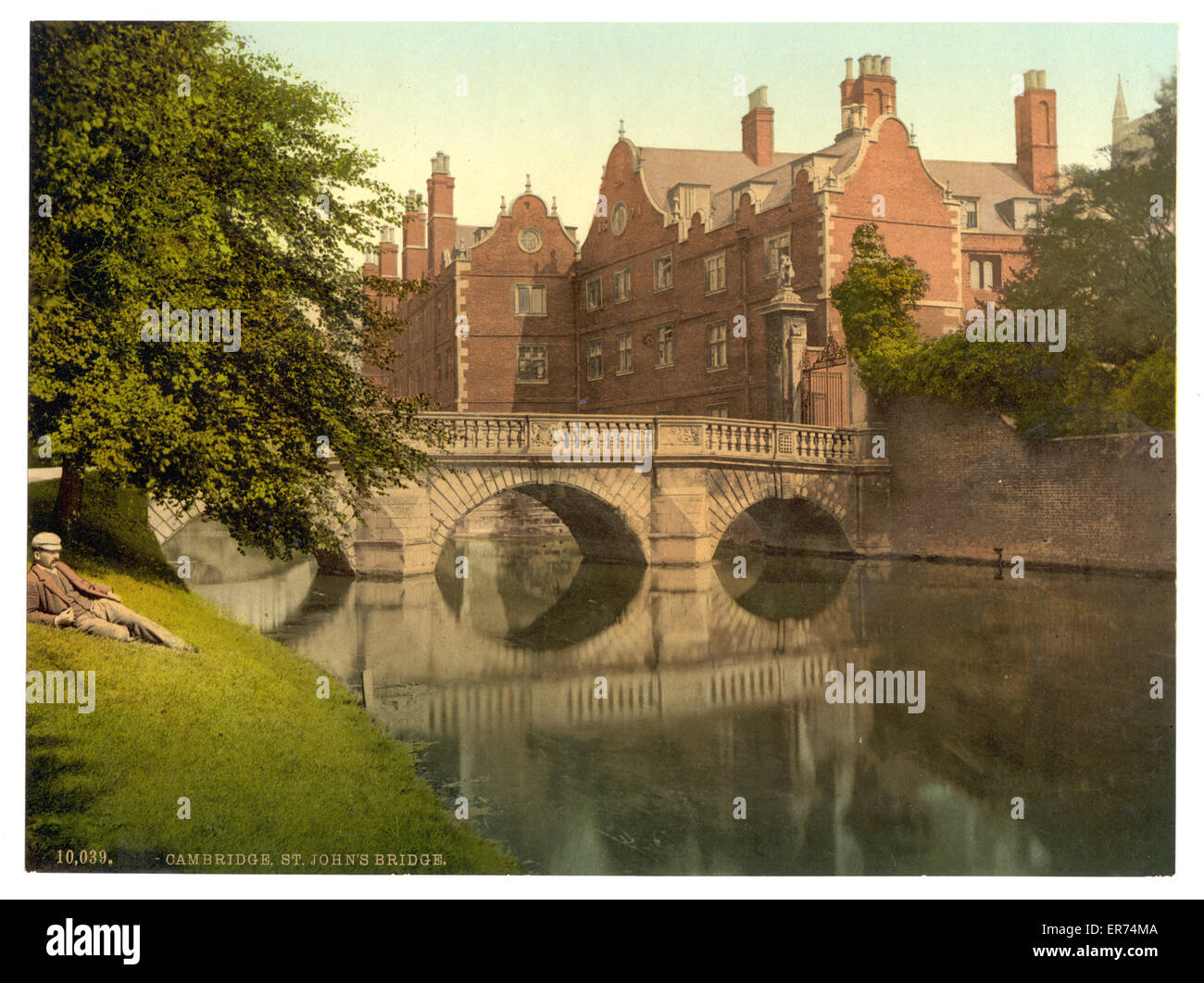 St. John's Bridge from the grounds, Cambridge, England Stock Photo - Alamy