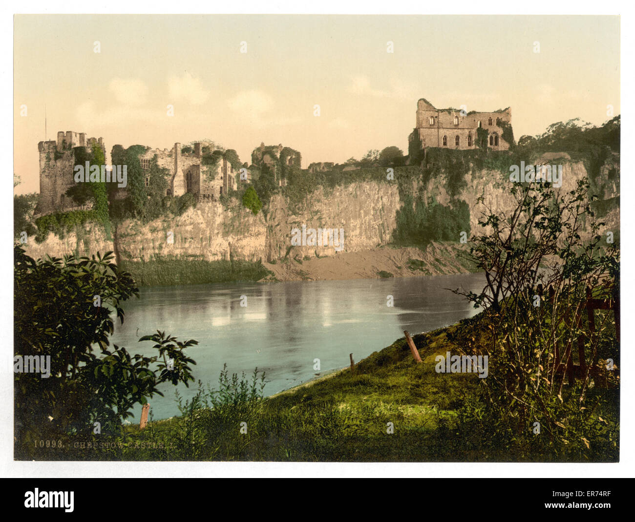Castle, I, Chepstow, England Stock Photo - Alamy