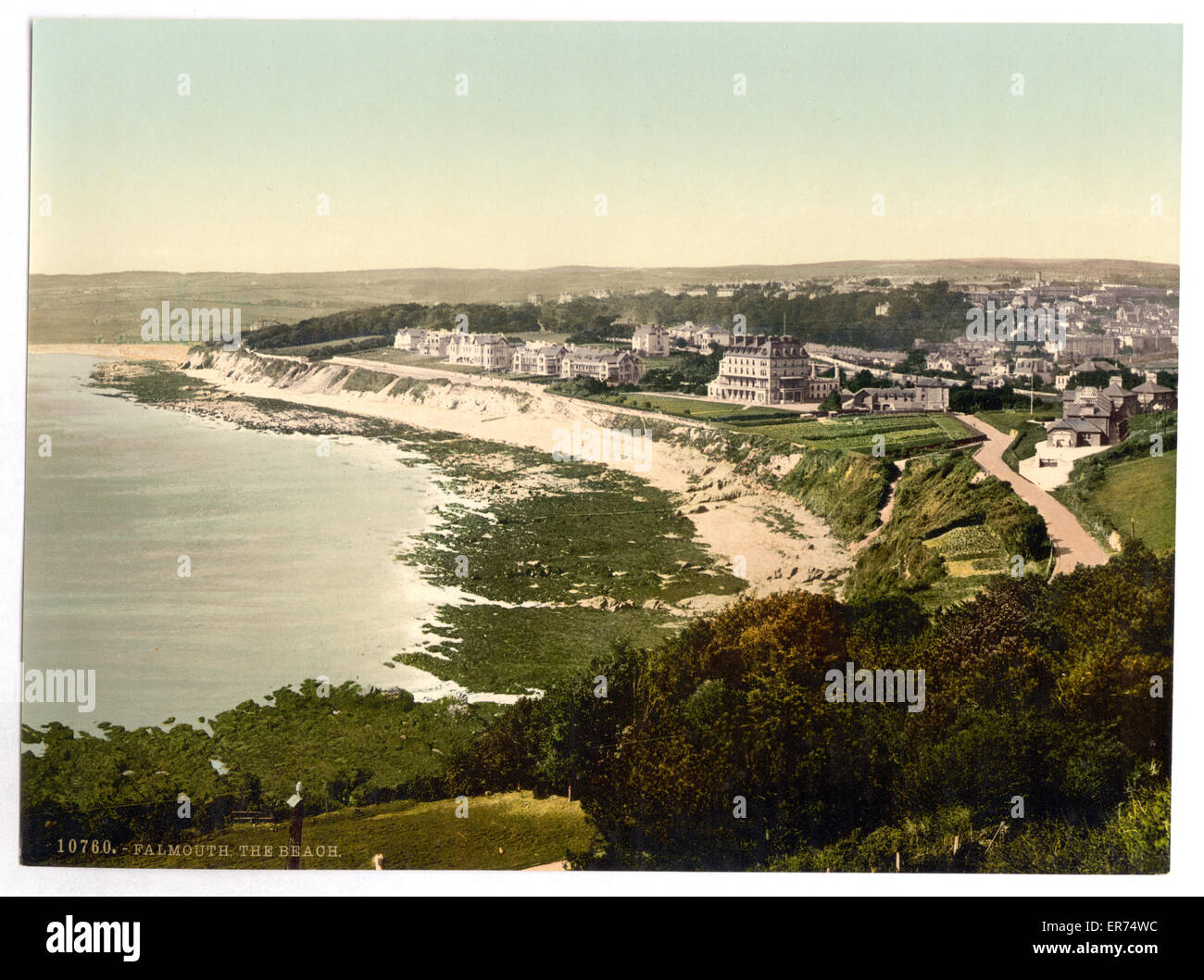The beach, Falmouth, Cornwall, England Stock Photo - Alamy