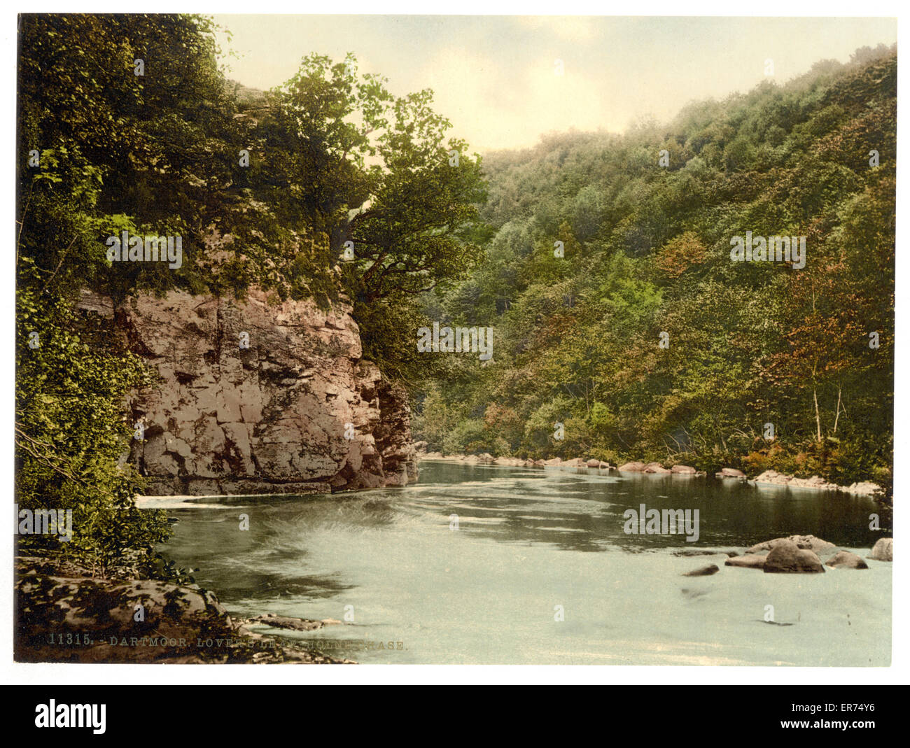 Lovers leap, Holne Chase, Dartmoor, England Stock Photo - Alamy