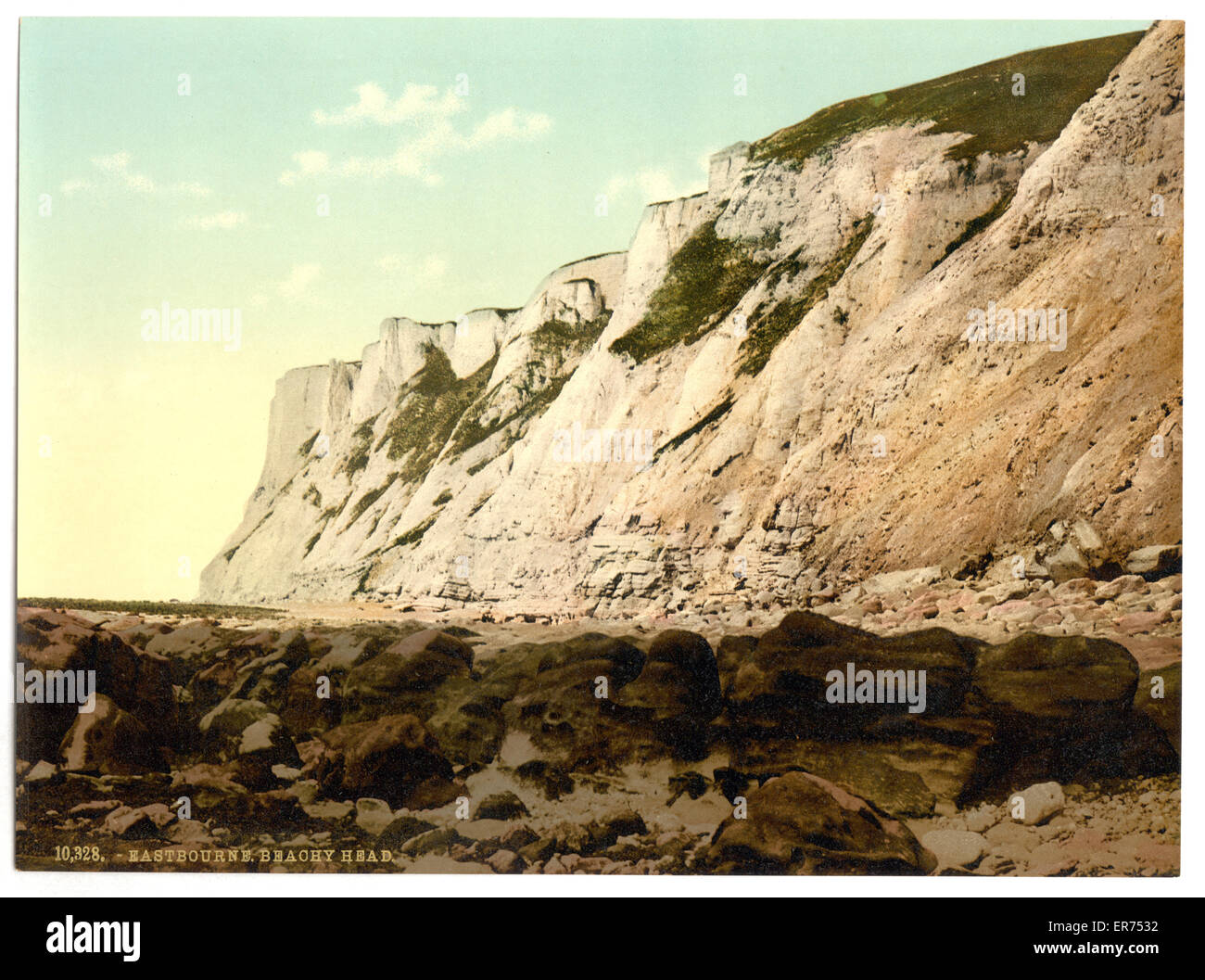 Beachy Head from below, Eastbourne, England Stock Photo - Alamy