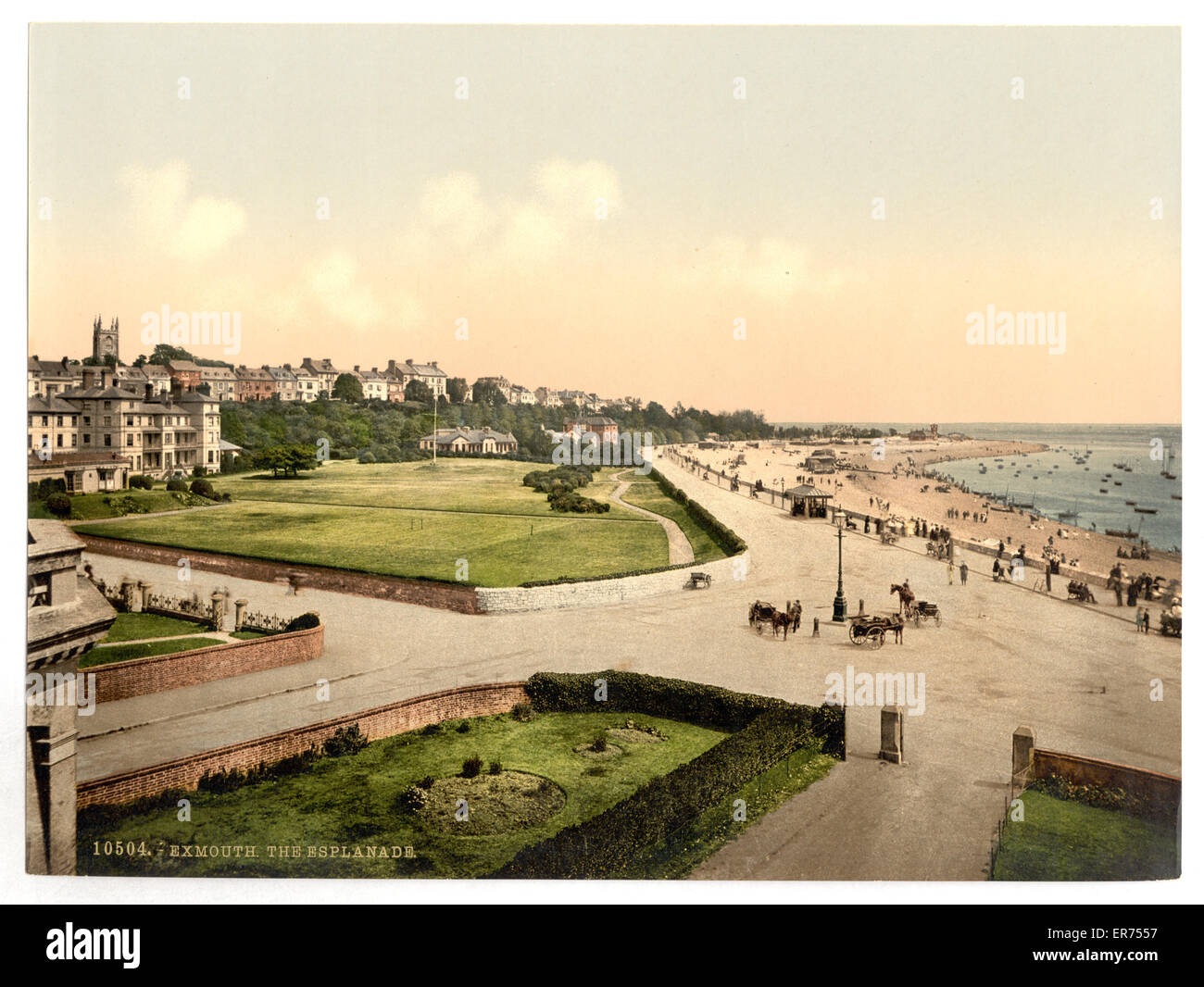 The Esplanade, Exmouth, England Stock Photo - Alamy