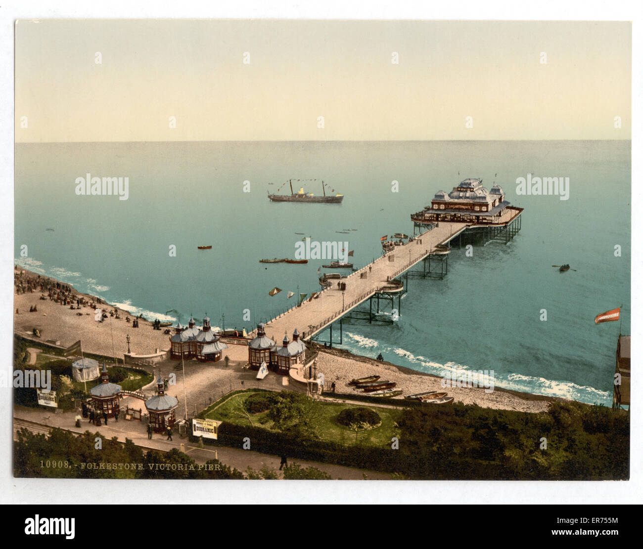 Victoria Pier, Folkestone, England Stock Photo - Alamy