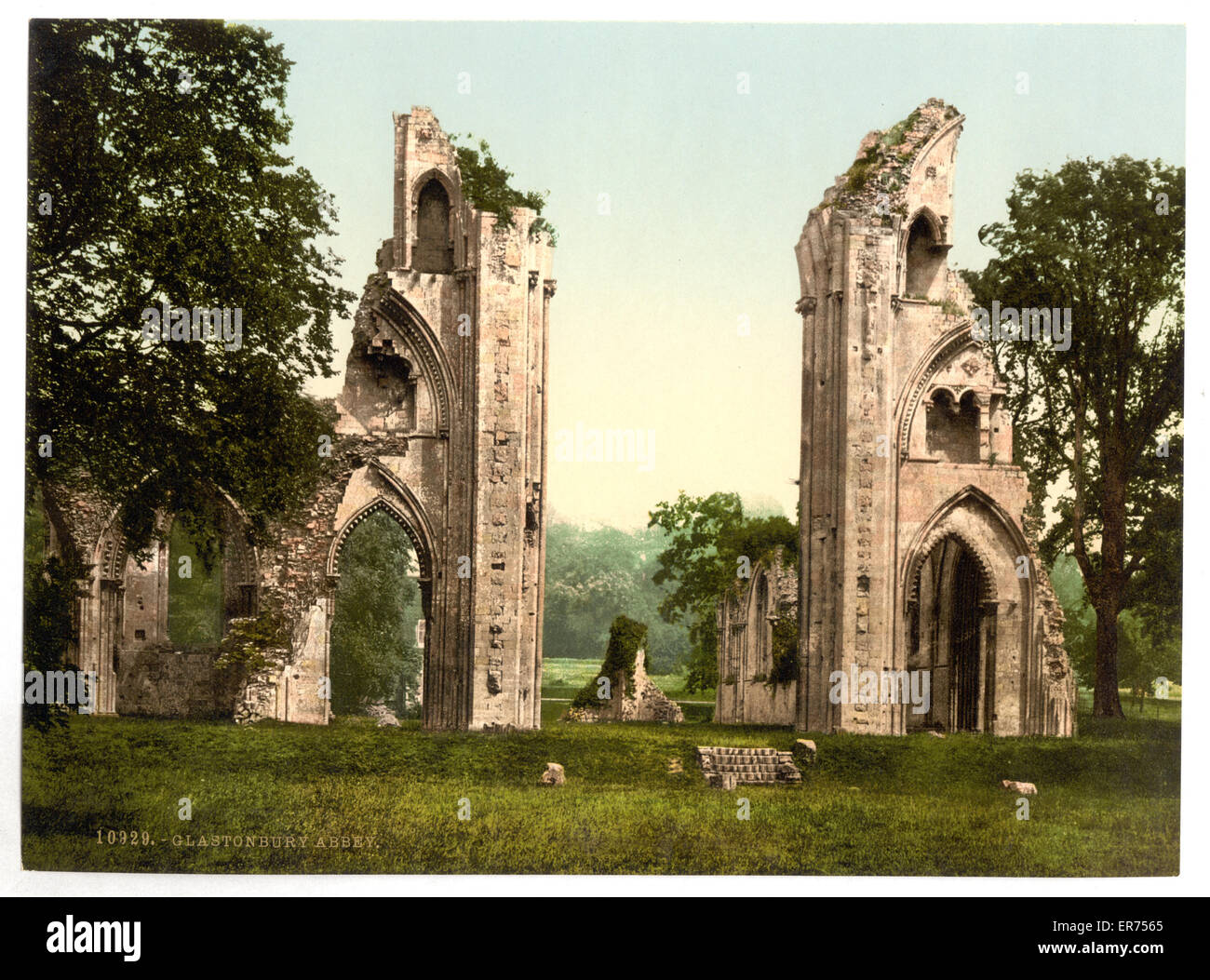 Abbey, Glastonbury, England Stock Photo - Alamy