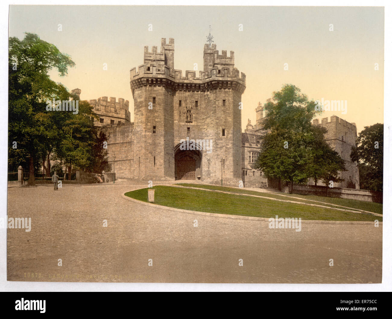 The gateway, Lancaster Castle, England Stock Photo - Alamy