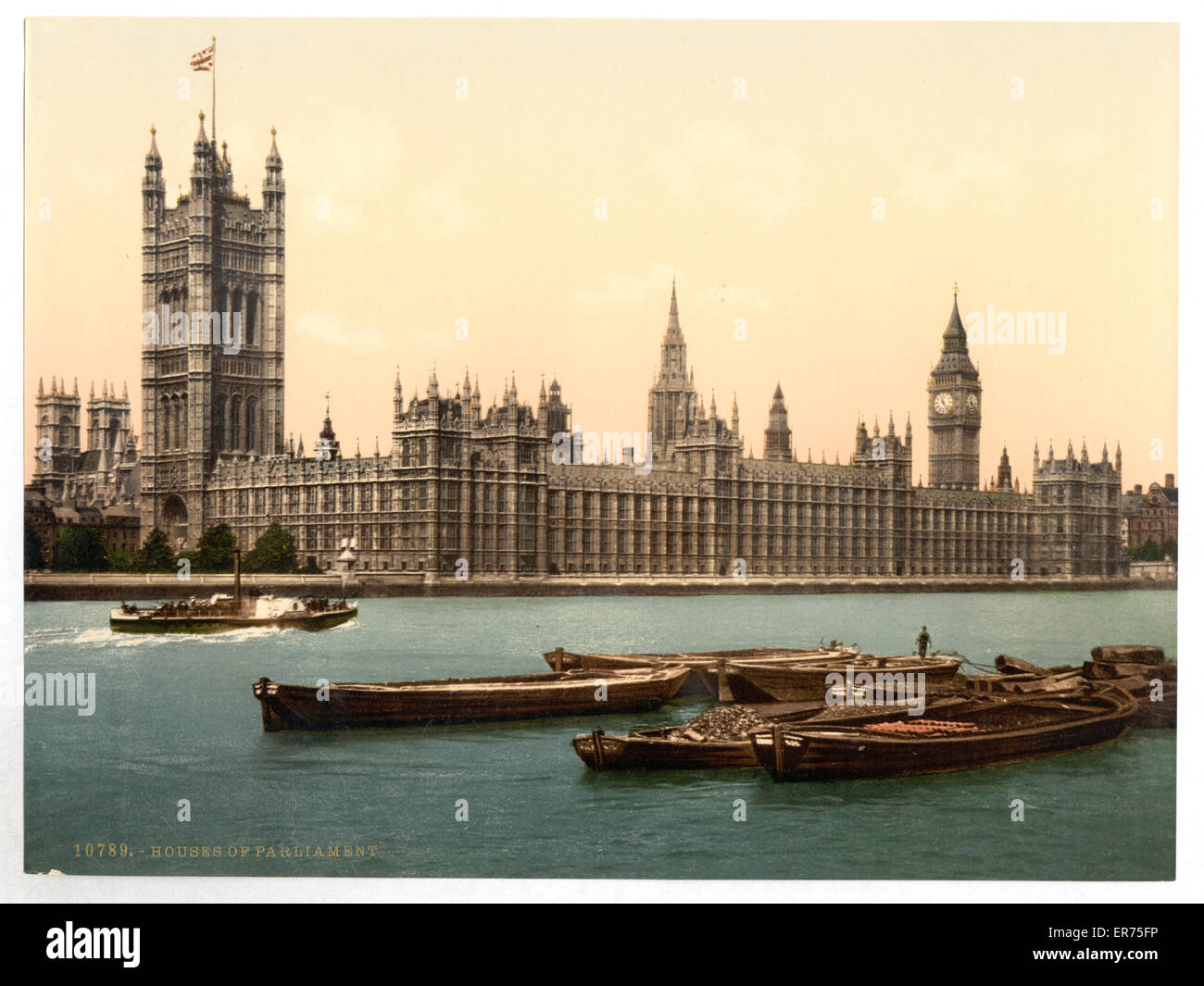 Houses of Parliament from the river, London, England Stock Photo - Alamy