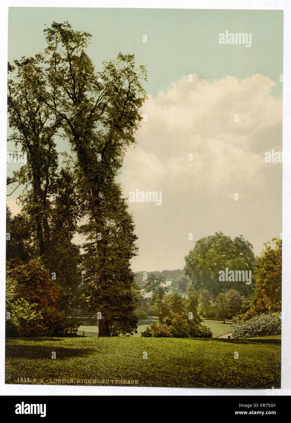Richmond, the terrace, London and suburbs, England Stock Photo - Alamy