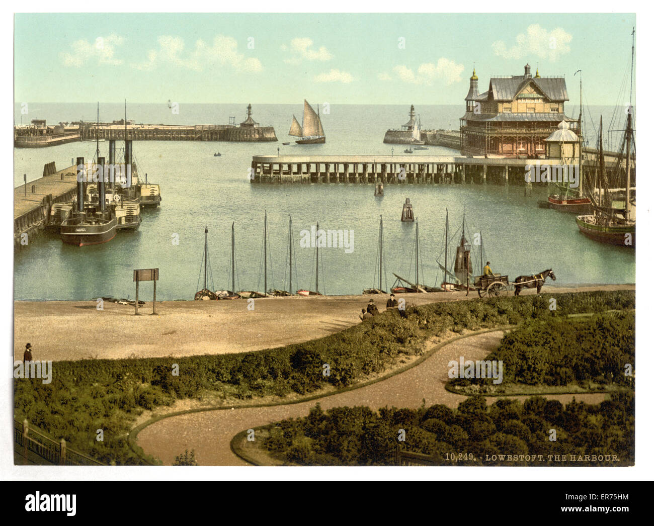 The harbor, Lowestoft, England Stock Photo - Alamy