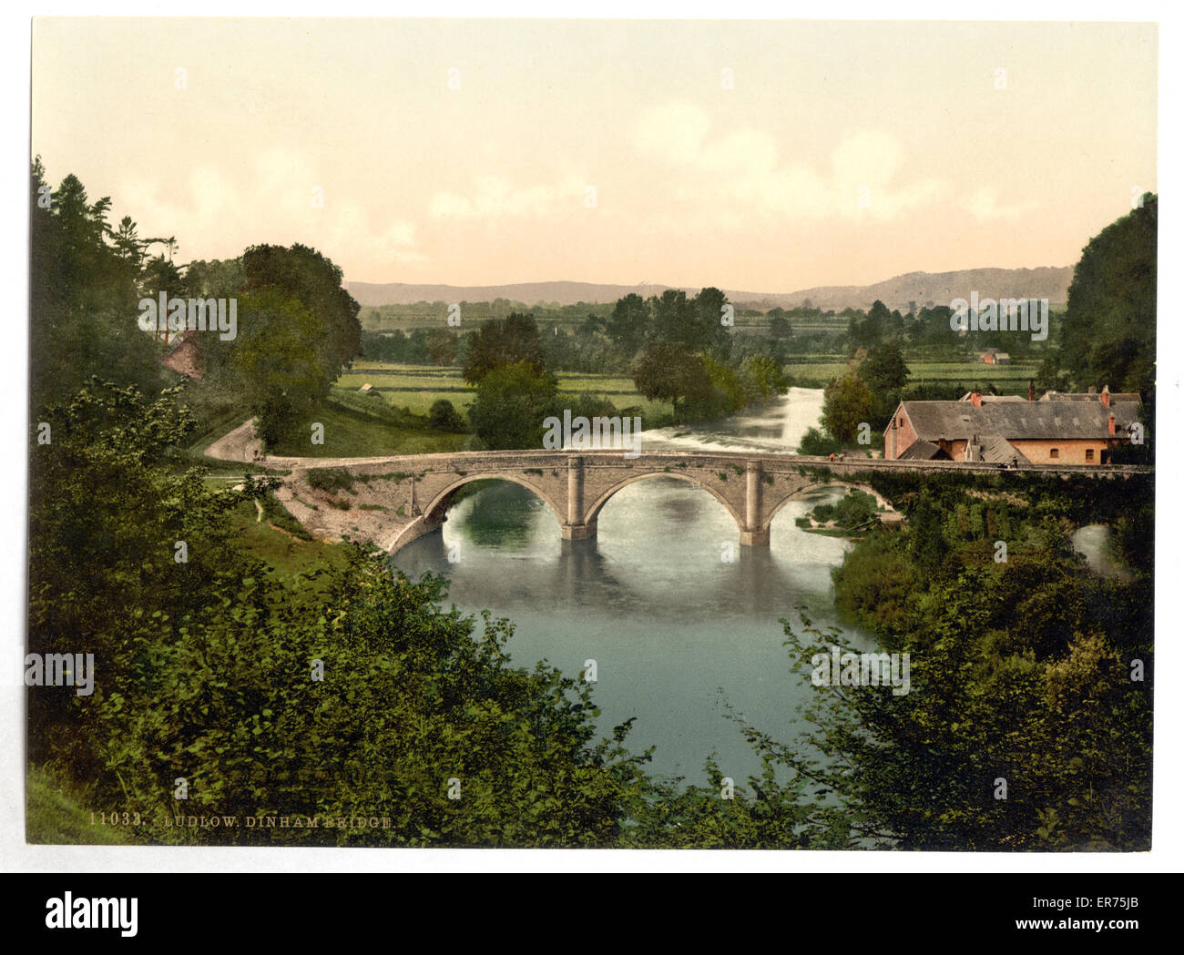 Dinham Bridge, Ludlow, England Stock Photo - Alamy