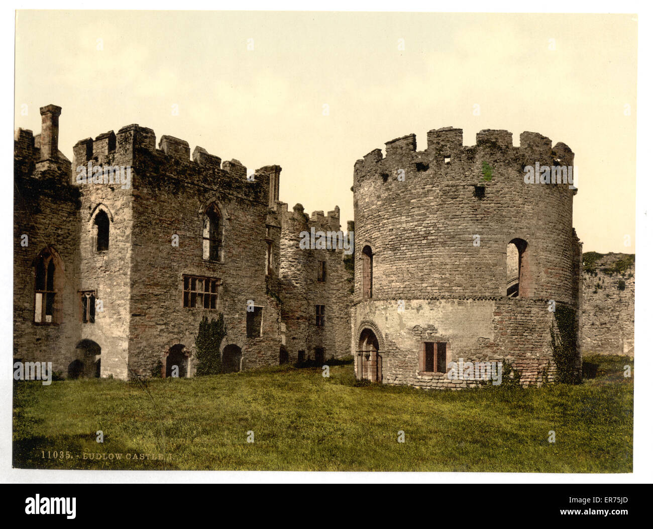 Castle, I., Ludlow, England Stock Photo - Alamy