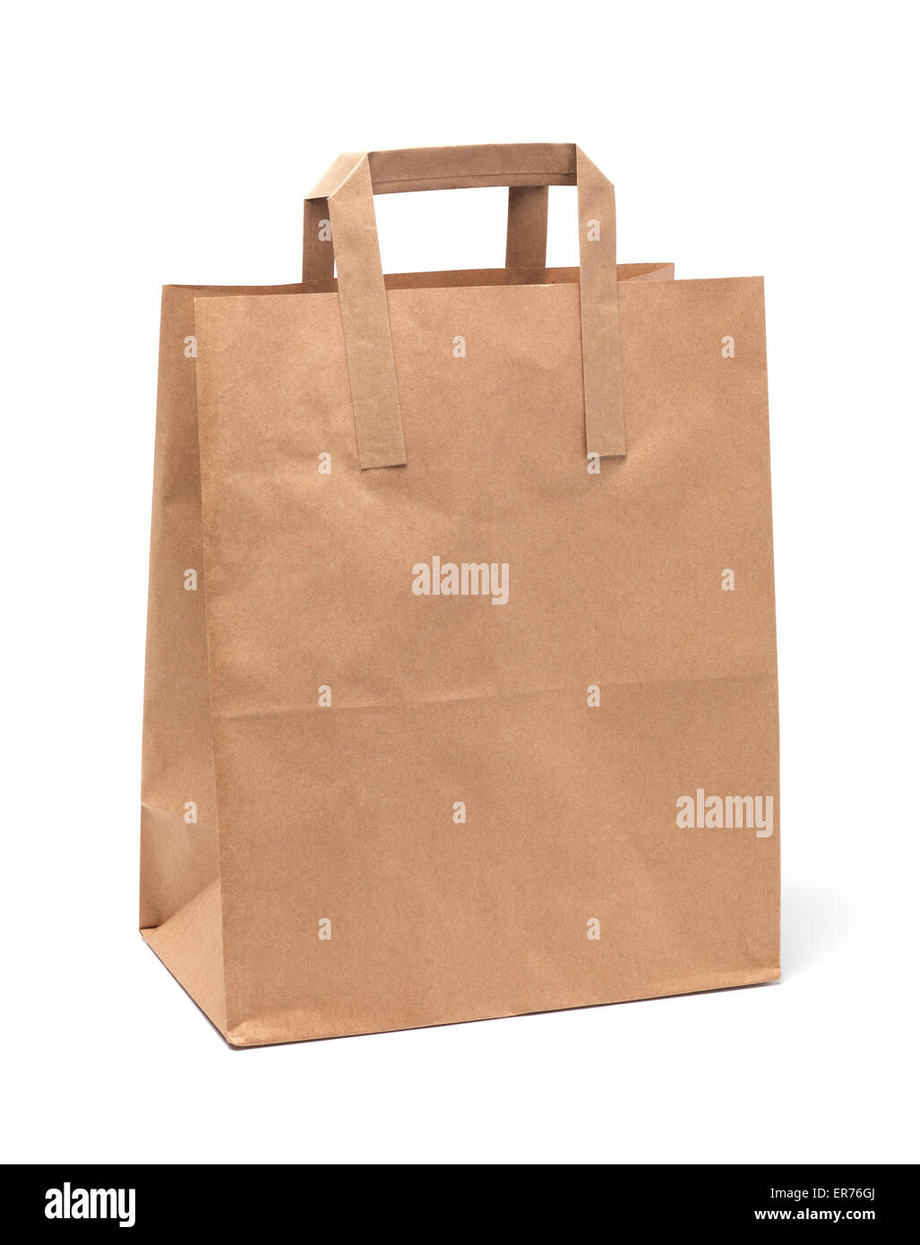 Isolated brown paper bag Stock Photo - Alamy