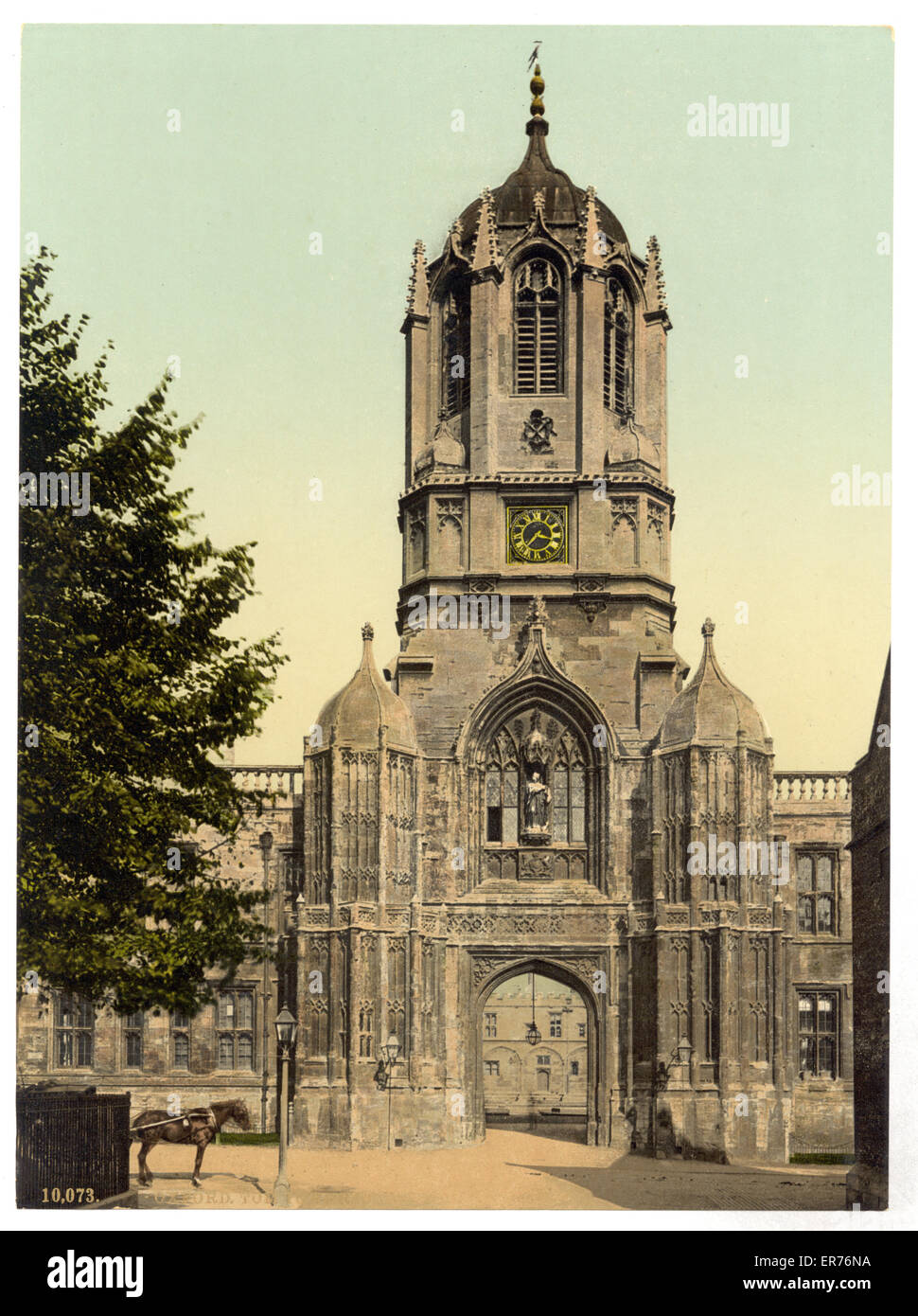 Tom Tower, Oxford, England Stock Photo - Alamy