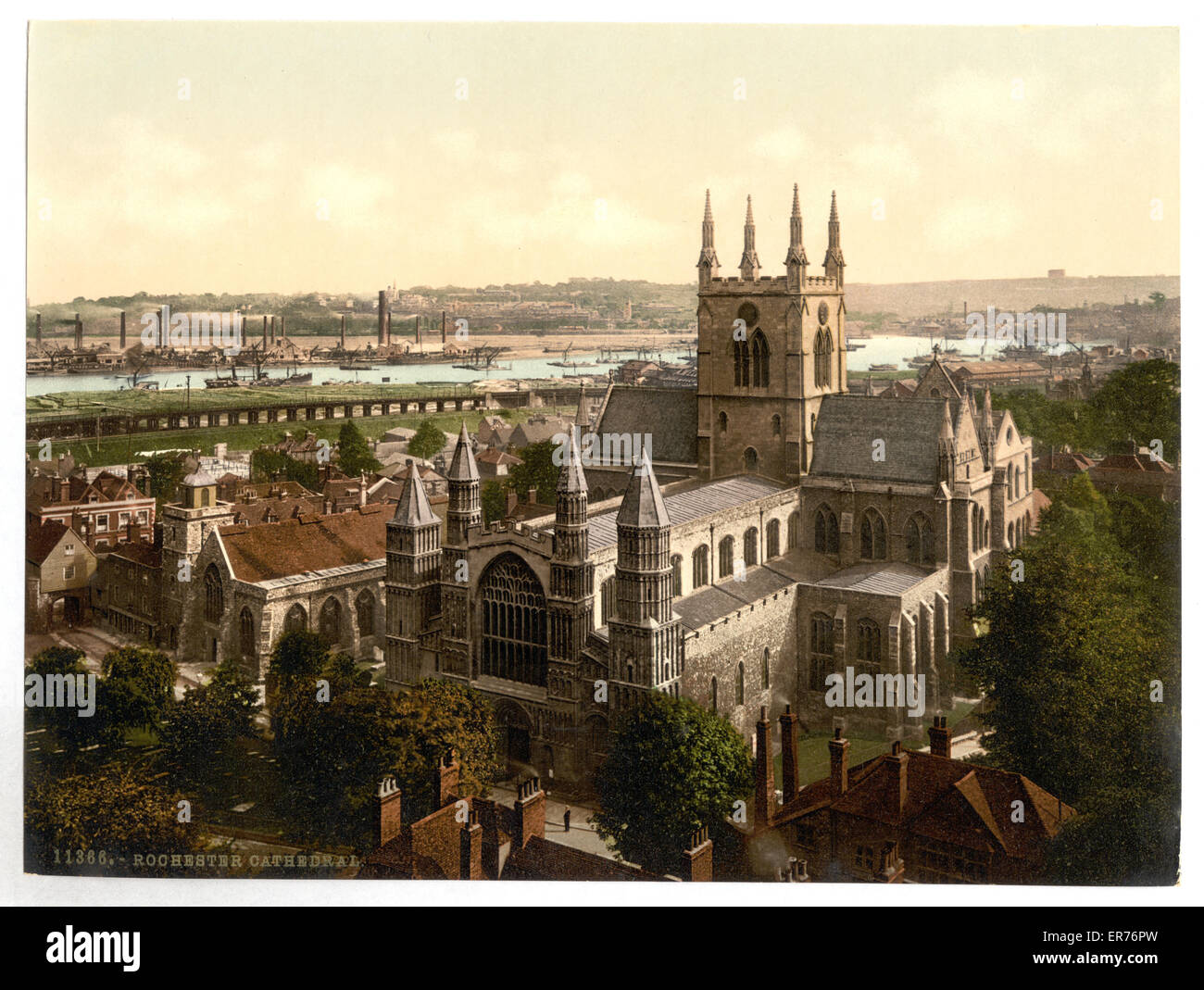 The cathedral, Rochester, England Stock Photo - Alamy